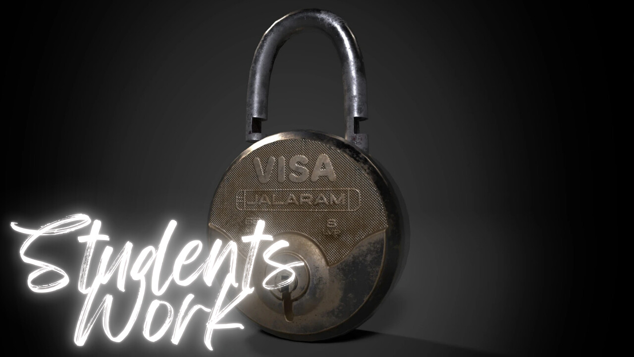 ArtStation - Vintage Padlock – Game-Ready Prop