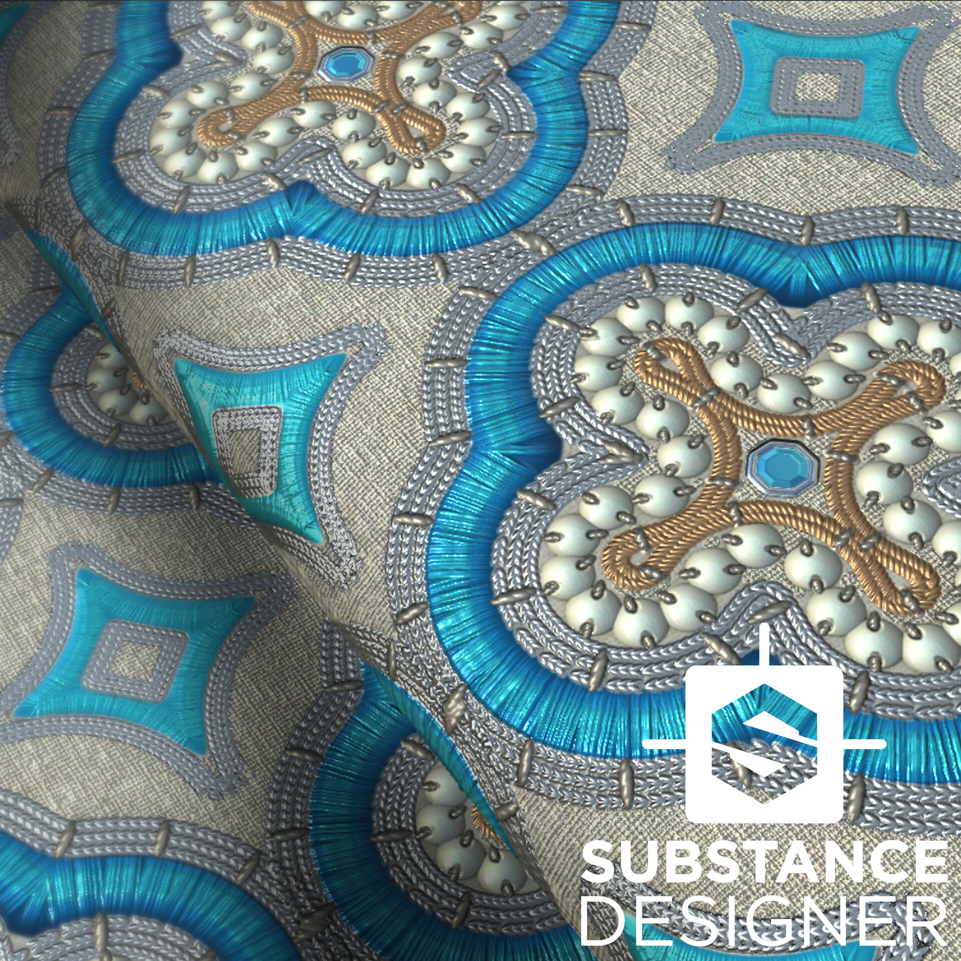 ArtStation - Cloth Embroidery