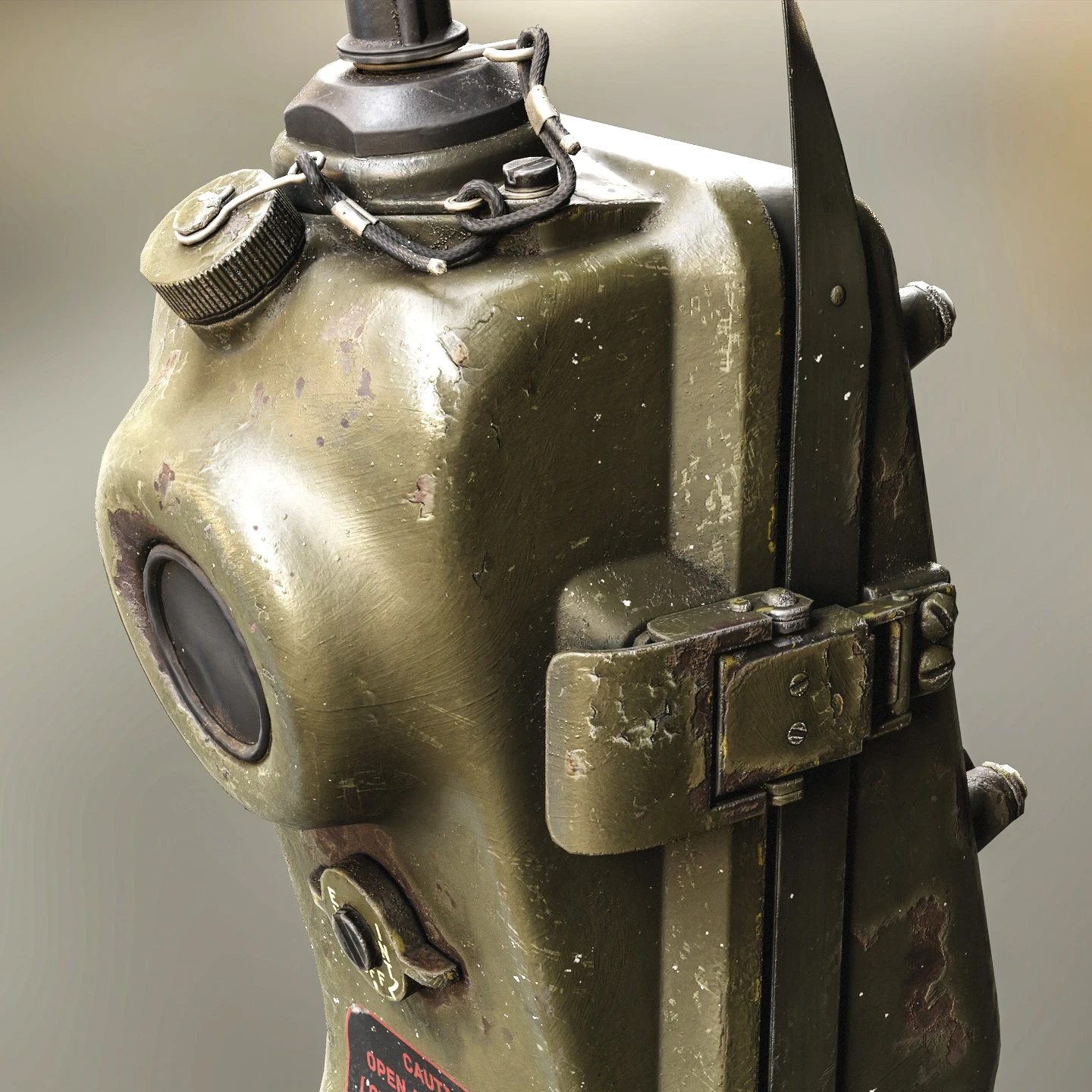 ArtStation - AN/PRC-6 - Military radio