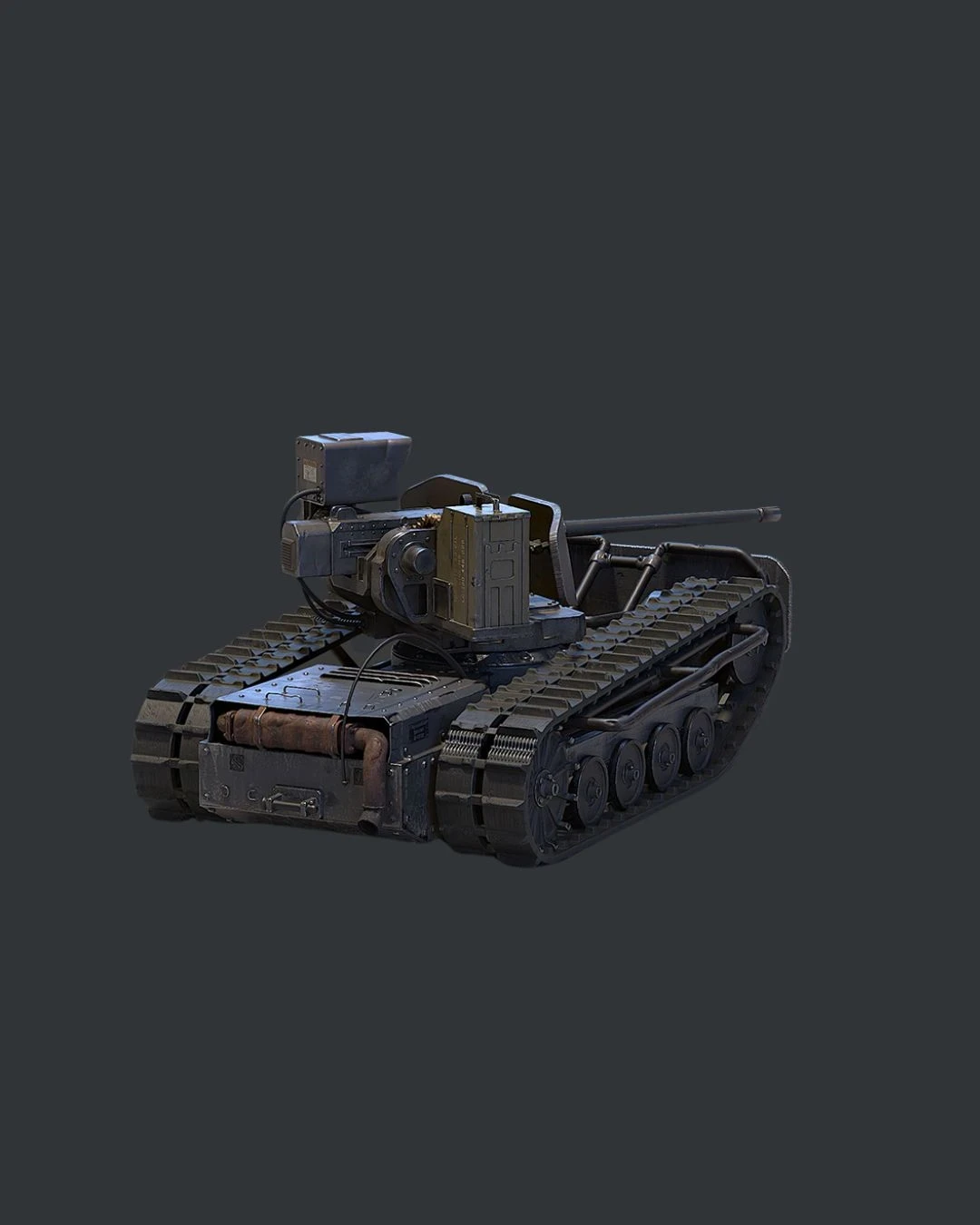 ArtStation - AAA 3D Military Bot – Hard Surface Vehicle Asset