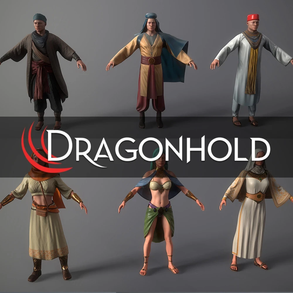 ArtStation - Dragonhold Civilians
