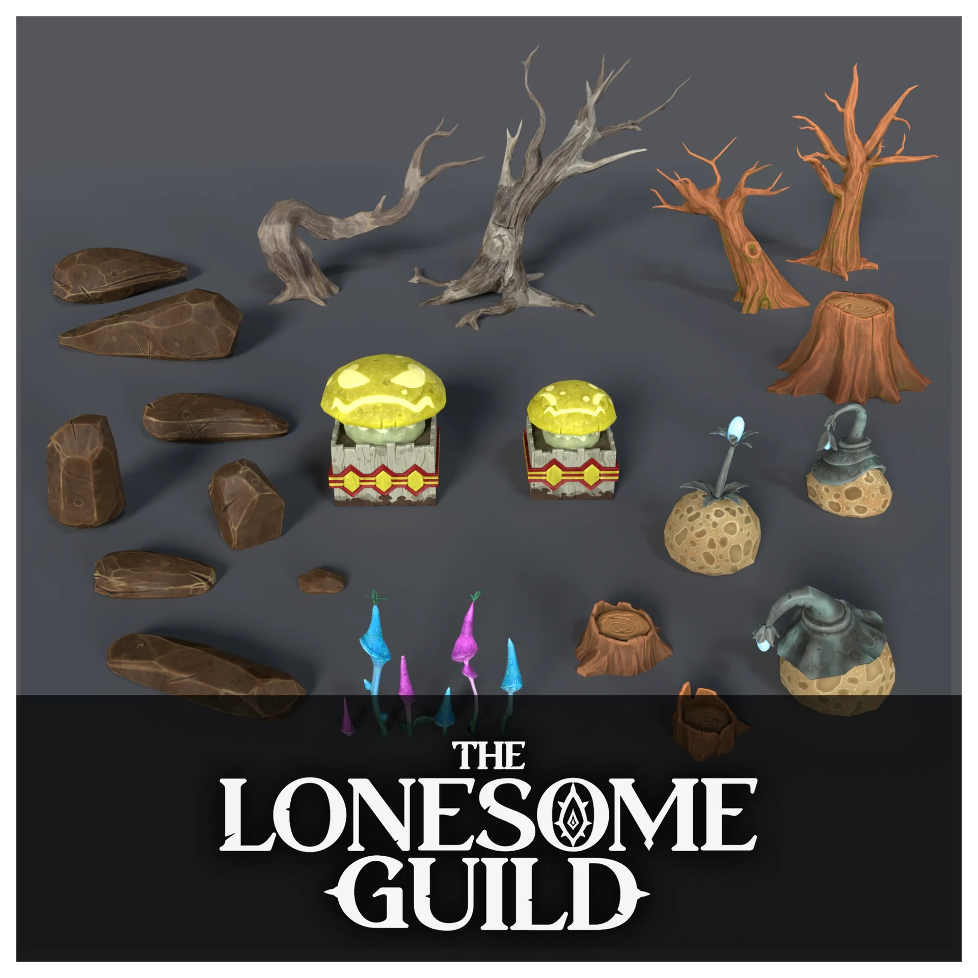 ArtStation - The Lonesome Guild - Props & Environments - Commons & Nature