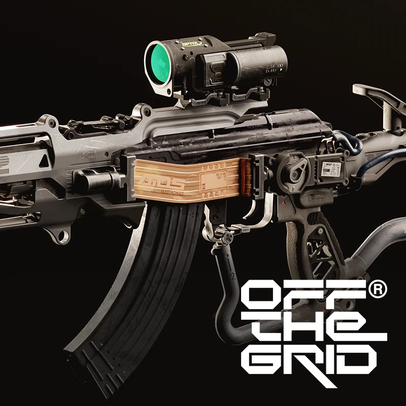 ArtStation - Off The Grid - Assault rifle design iteration