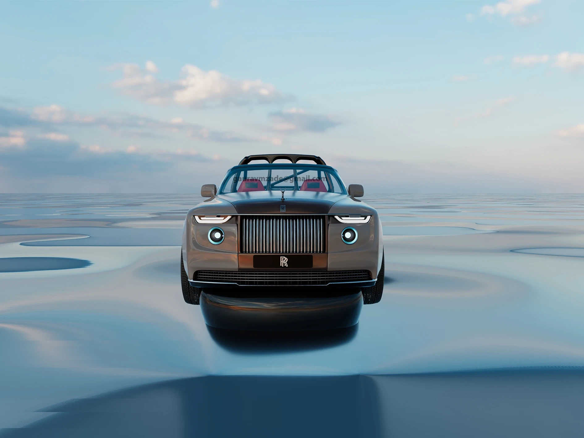 ArtStation - “Rolls-Royce Jet Car – 3D Cinematic Showcase”