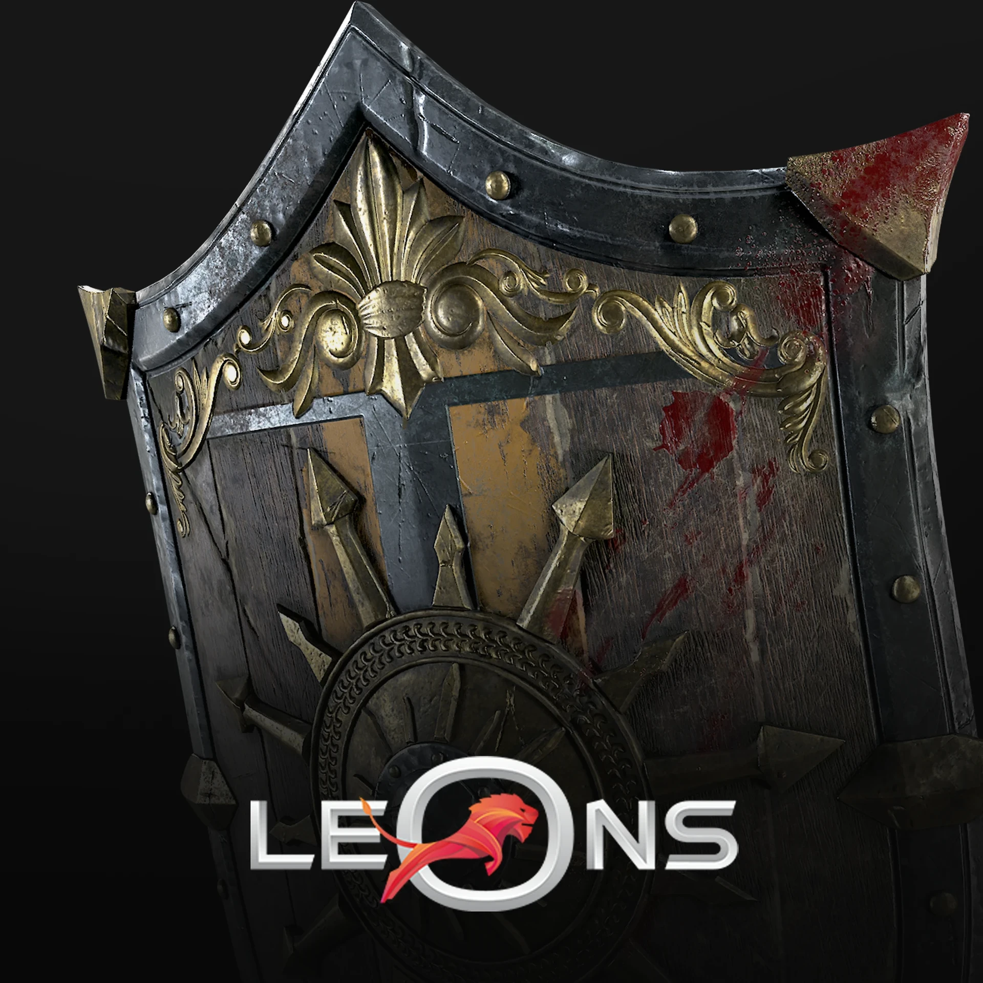ArtStation - Solar Warden: Heraldic Crest Shield