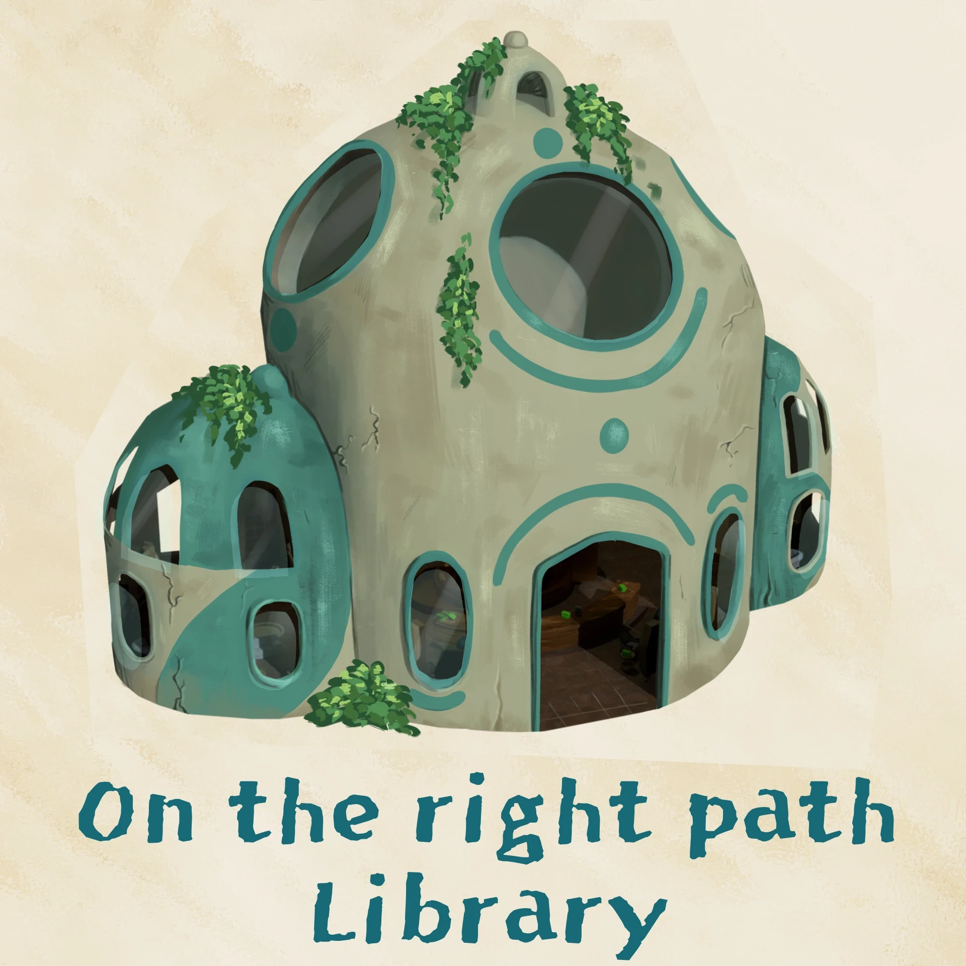 ArtStation - On the Right Path- Library