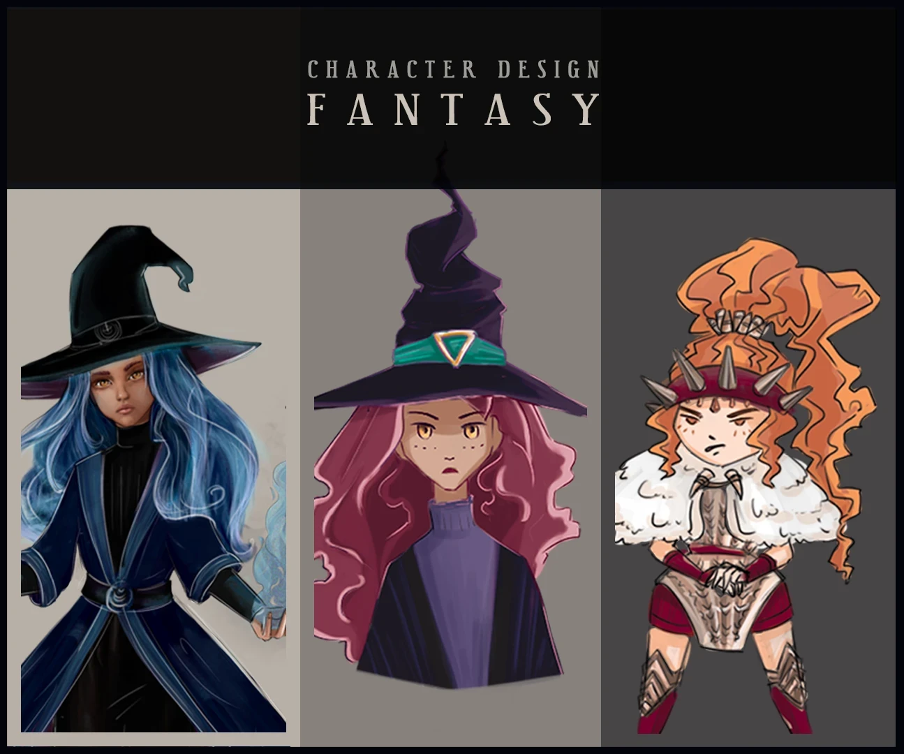 ArtStation - Character design - witch stylized