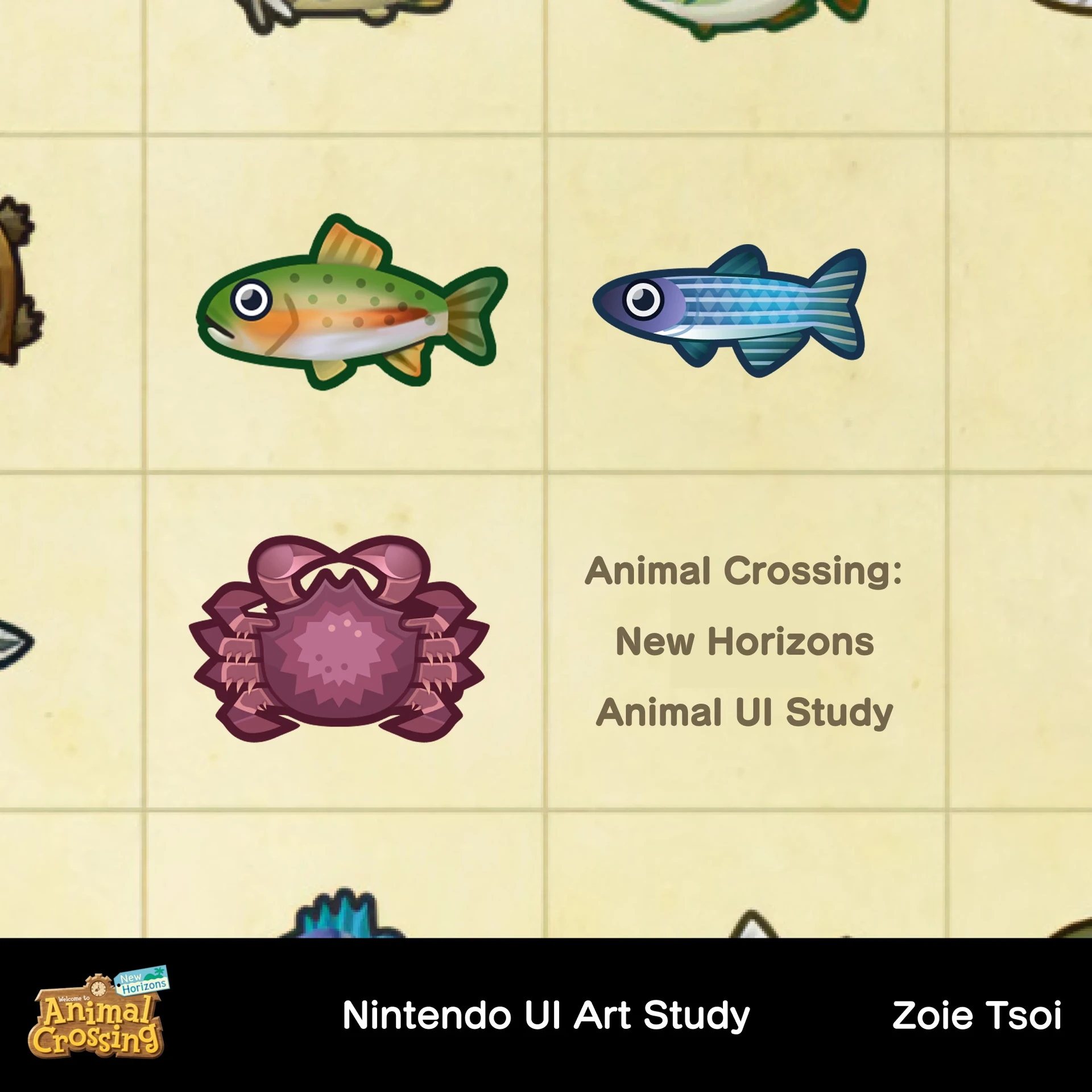ArtStation - Animal Crossing: New Horizons UI Study