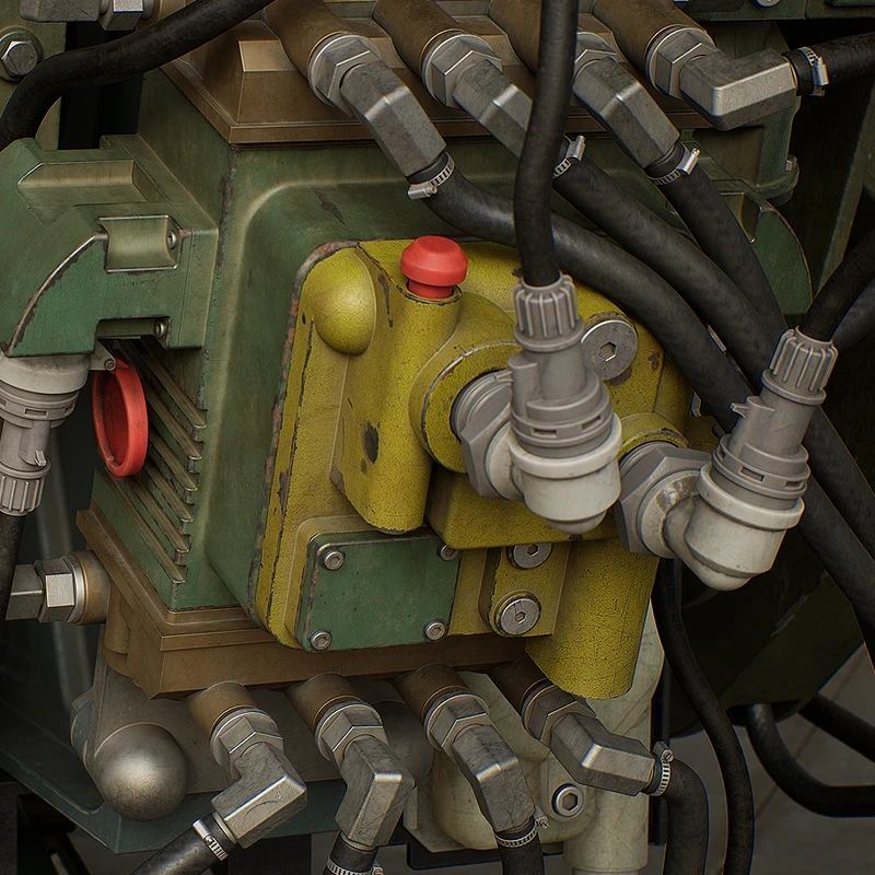 ArtStation - Dropship seat textures