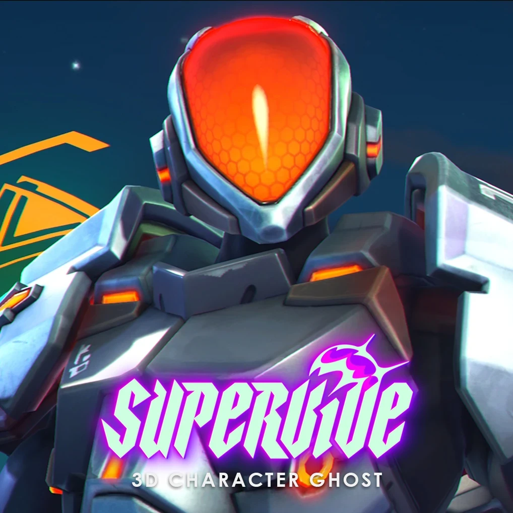 ArtStation - Supervive - 3D Character Ghost