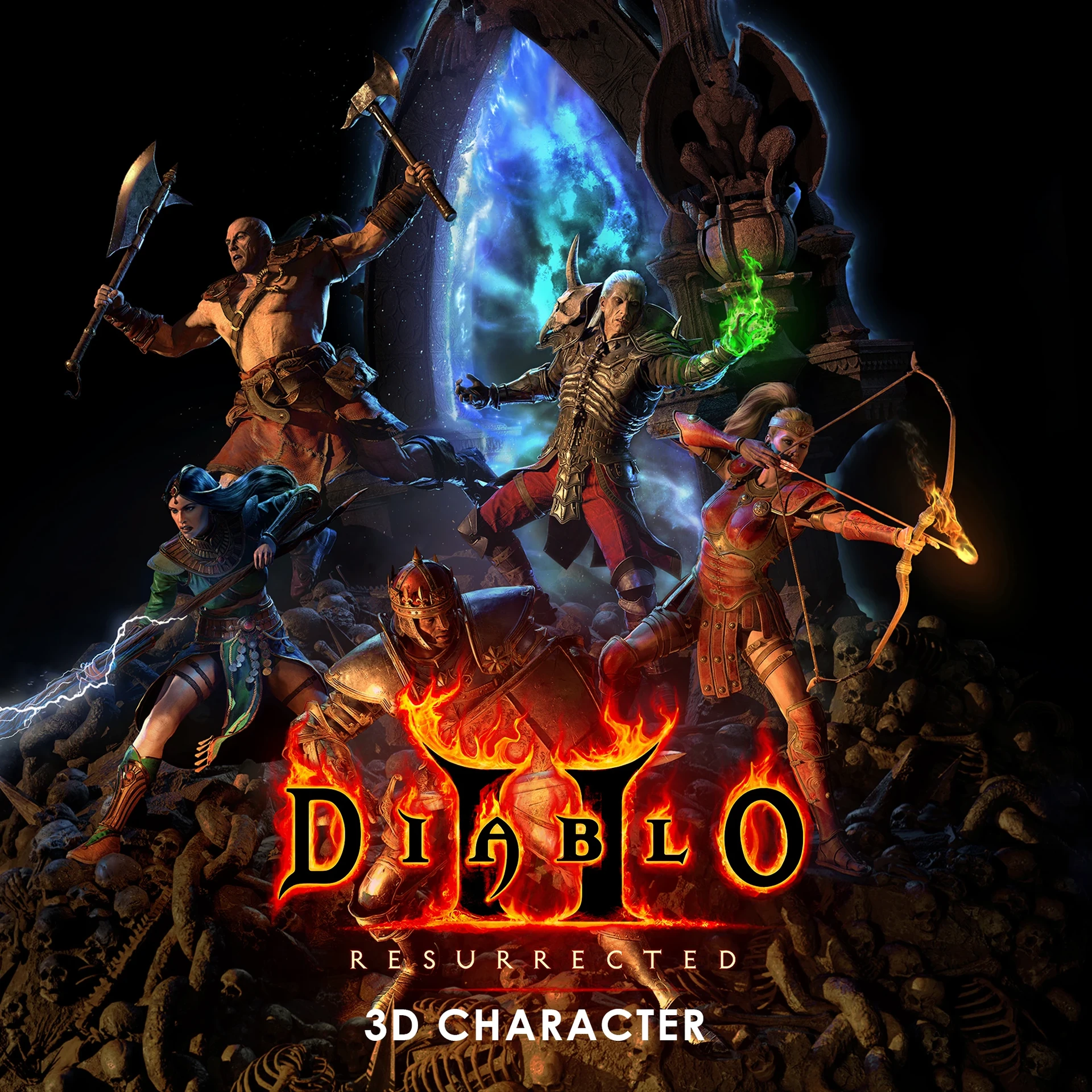 ArtStation - Diablo II: Resurrected - 3D Character