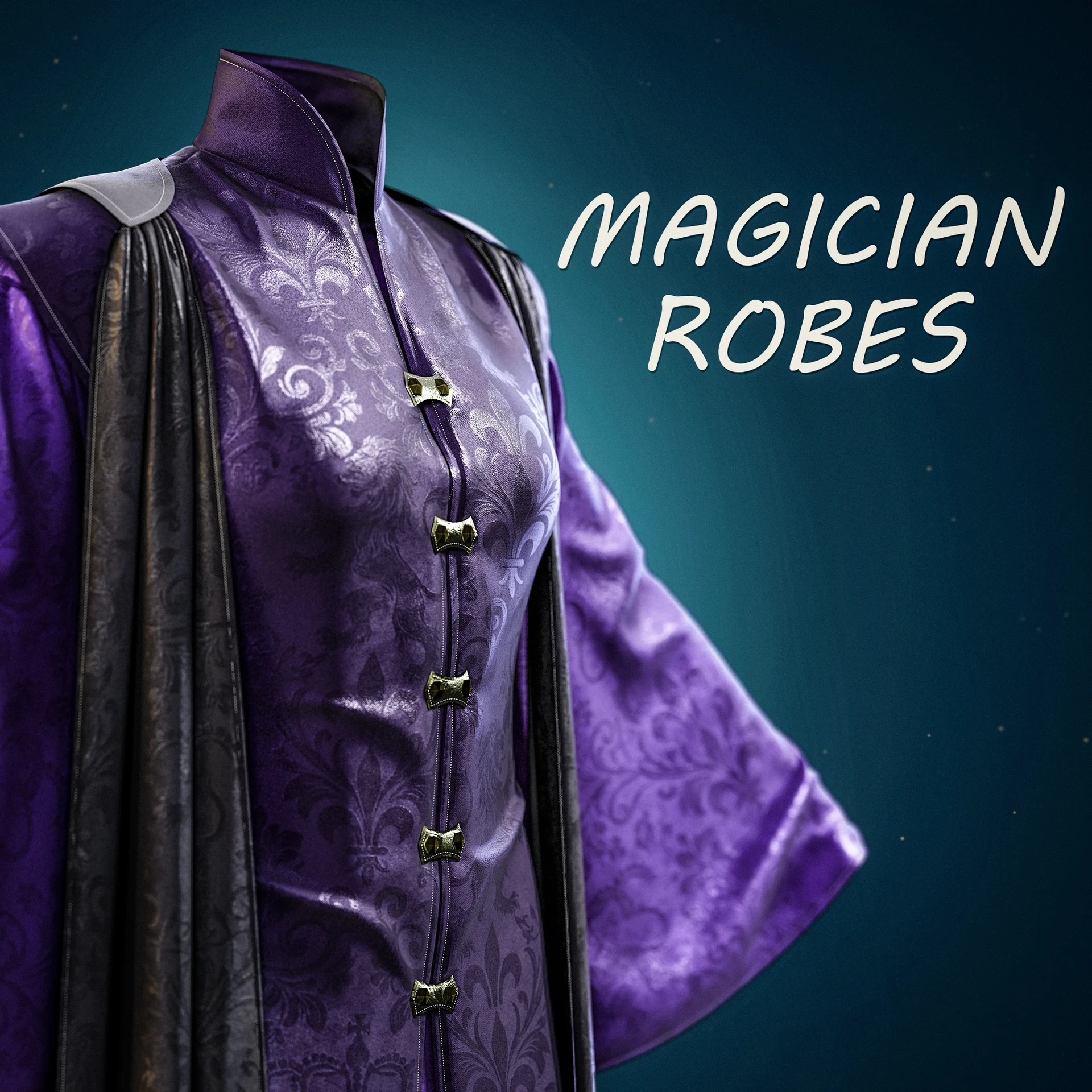 ArtStation - Wizard & Magician Robes & Cloaks