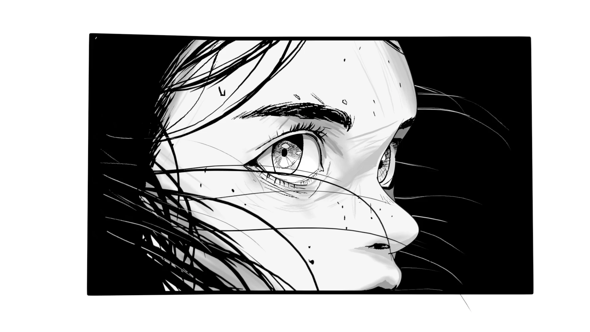 ArtStation - Inkbound Gaze - Manga style Comic Panel