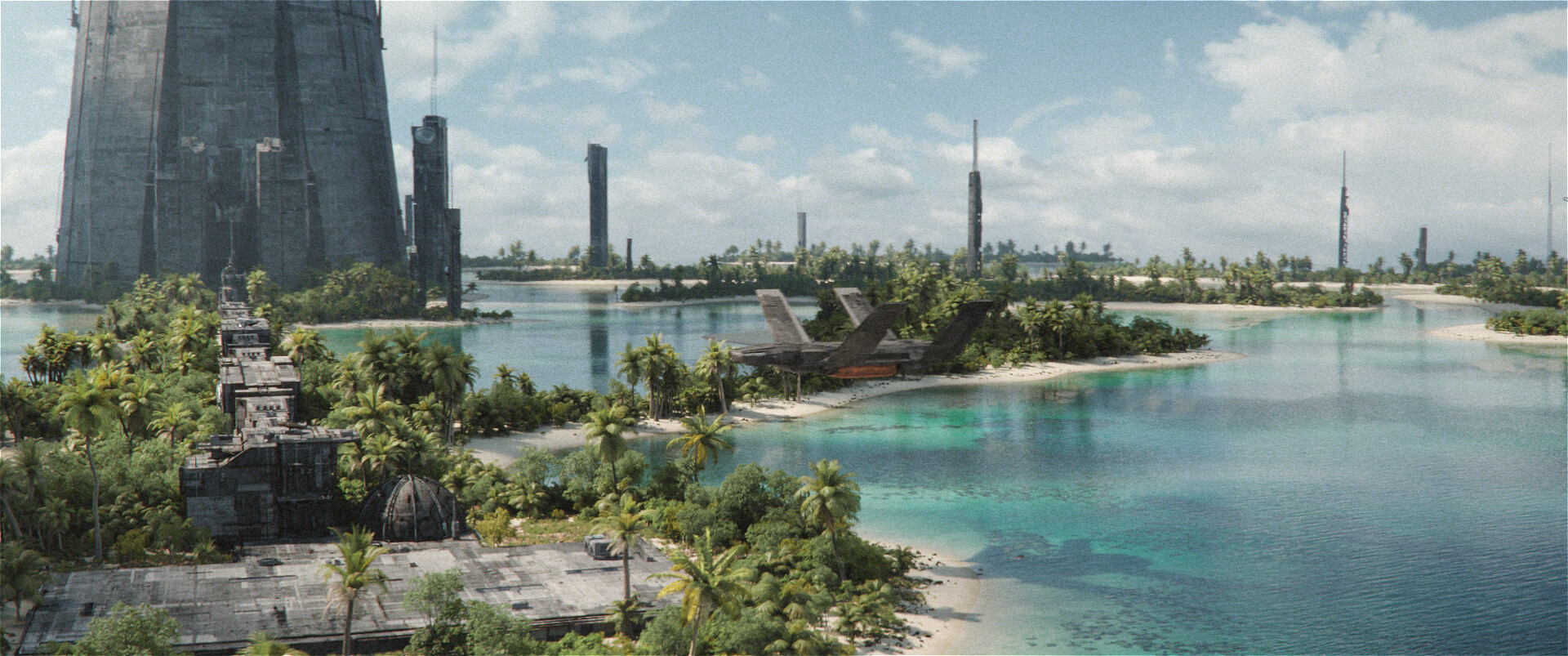 ArtStation - Scarif Environment - FULL 3D CGI (BLENDER, NUKE)