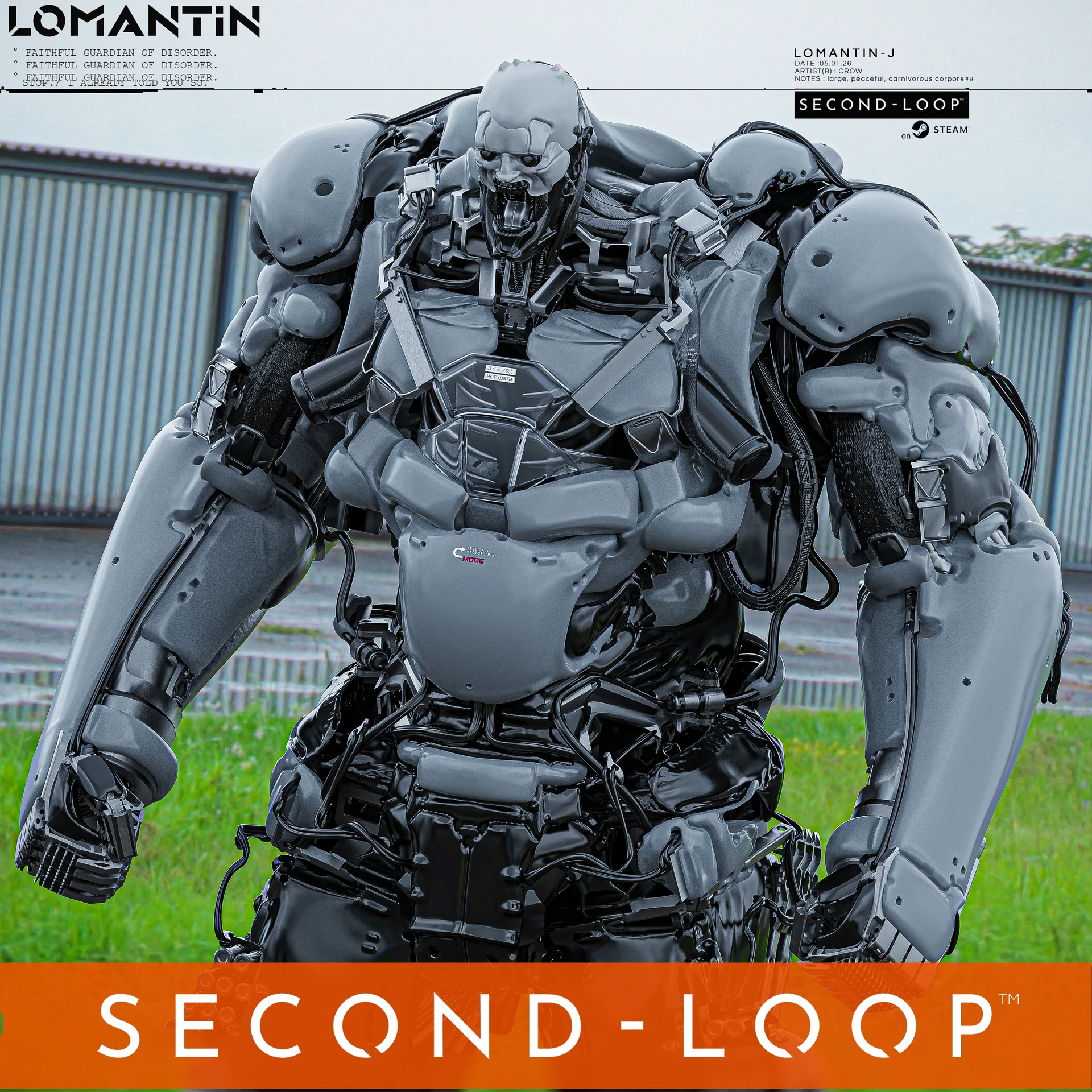 ArtStation - SECOND-LOOP™ - Concept_Design Enemy "LOMANTIN-J"