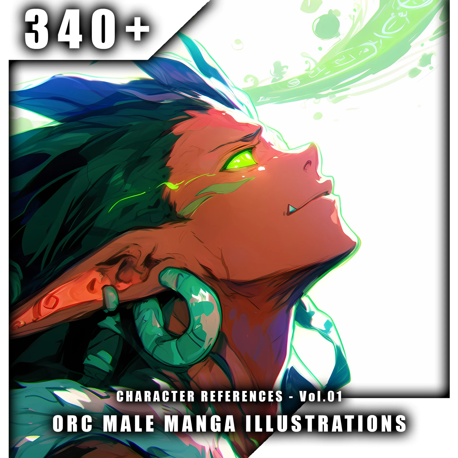 ArtStation - 340+ Orc Male Manga Illustrations - Character References ...