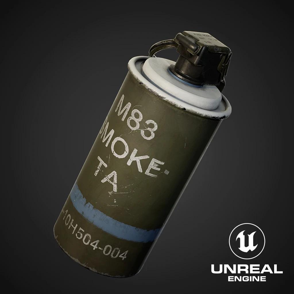 ArtStation - M83 Smoke Grenade