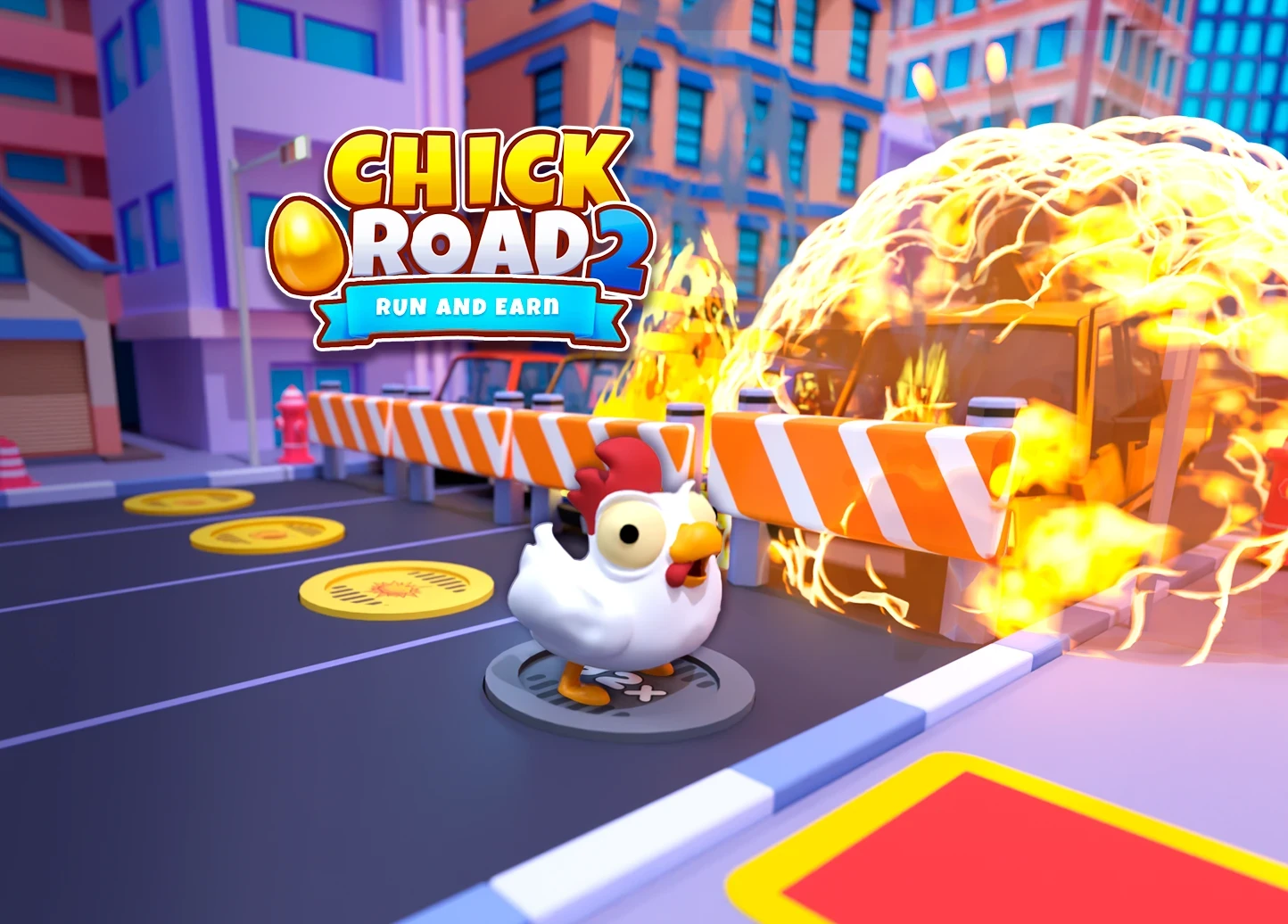 ArtStation - Chick Road 2 | Mobile game creative for ad promotion | 3D ...