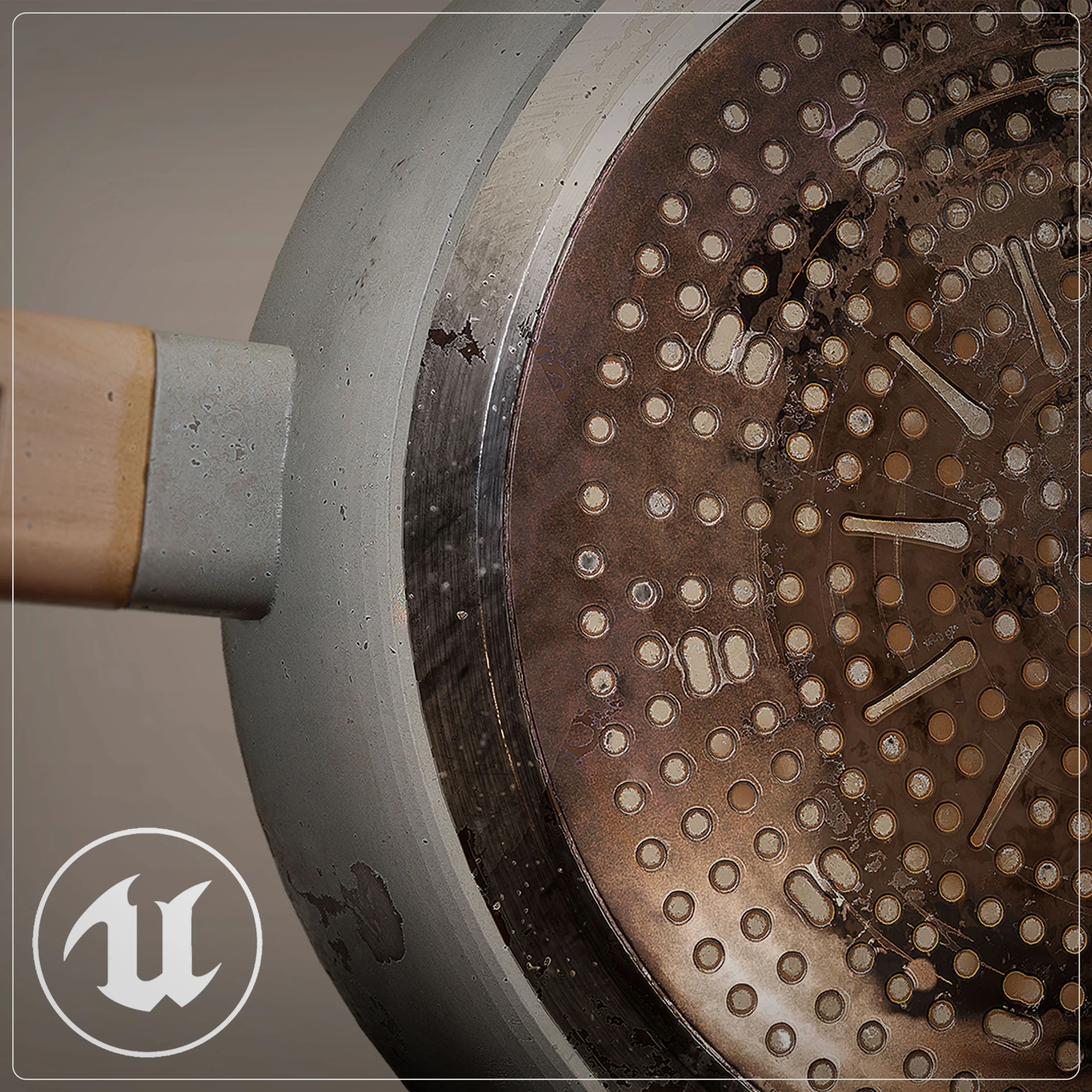 ArtStation - Frying Pan - Texture Exercise