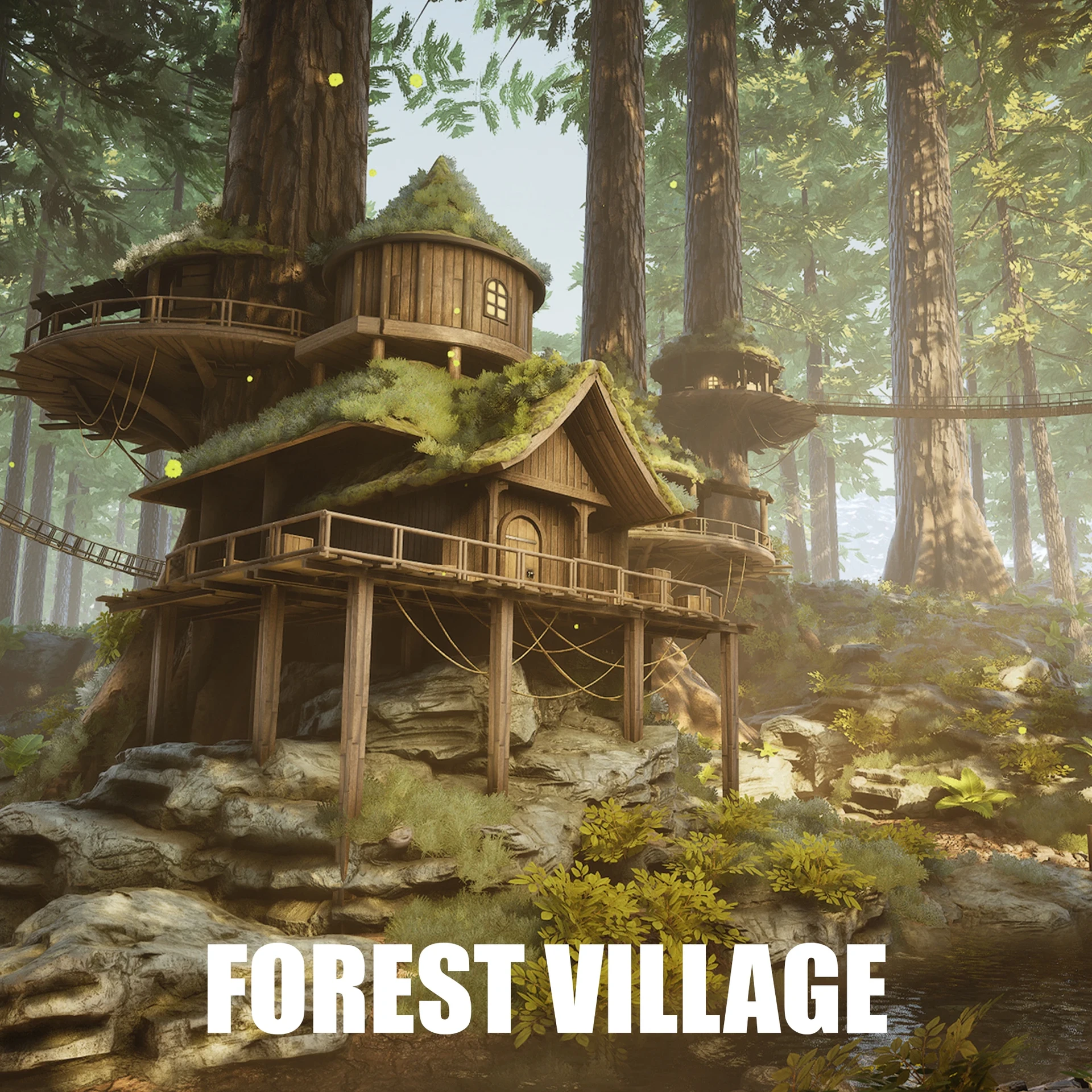 ArtStation - Forest Village