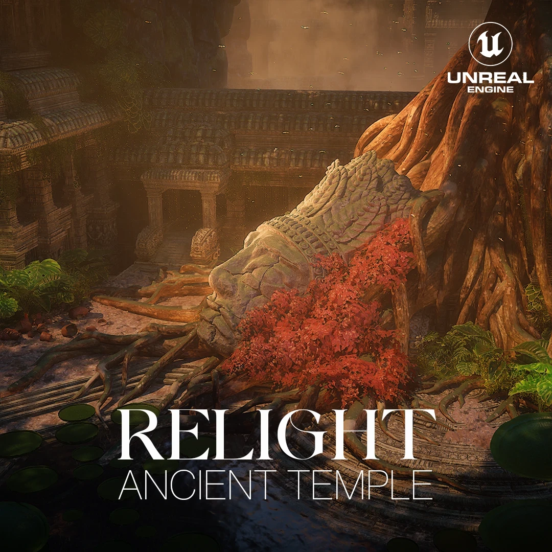 ArtStation - Ancient Temple Ruins - Relight