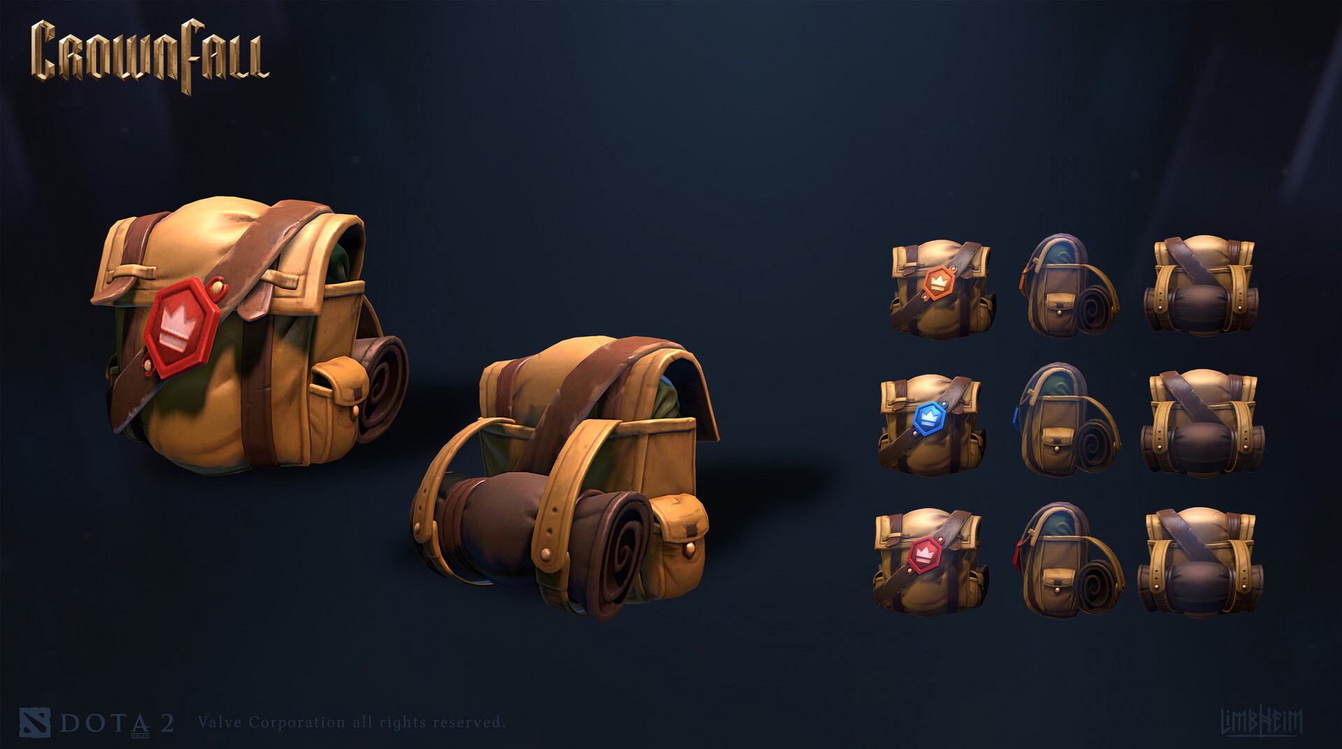 ArtStation - Crownfall Props: Dota 2