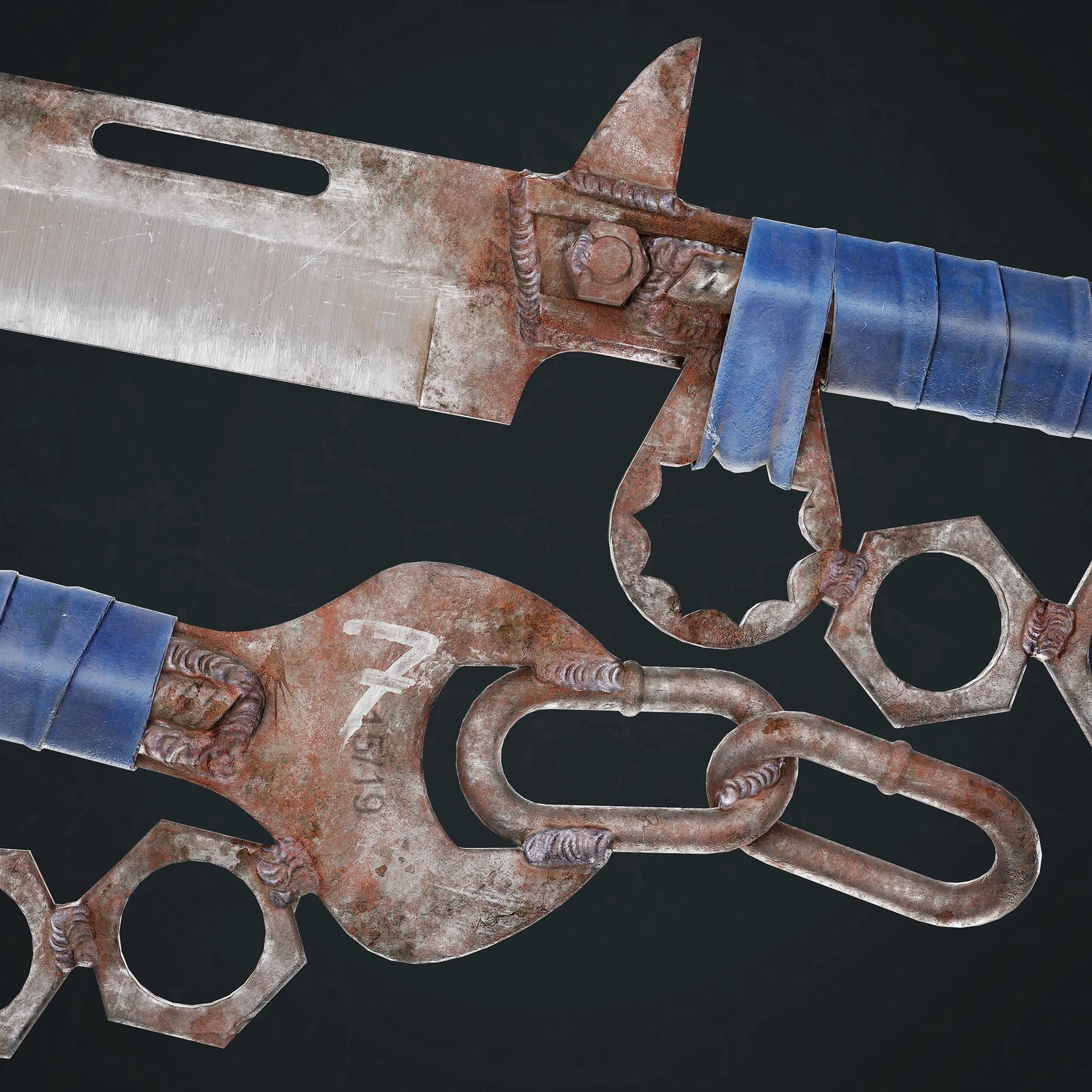 ArtStation - Post Apocalyptic Knife