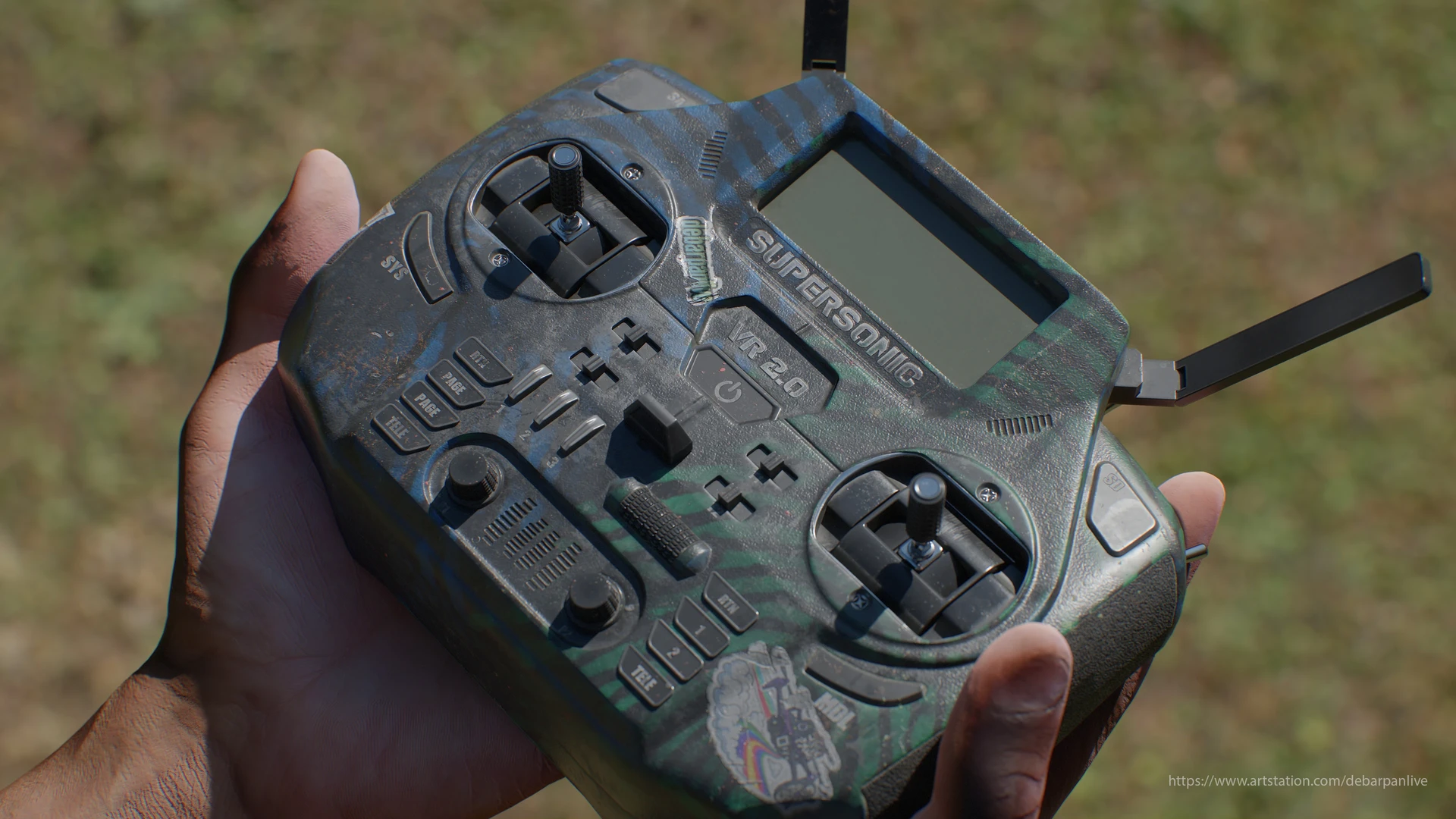 ArtStation - Custom FPV Freestyle Drone & Transmitter
