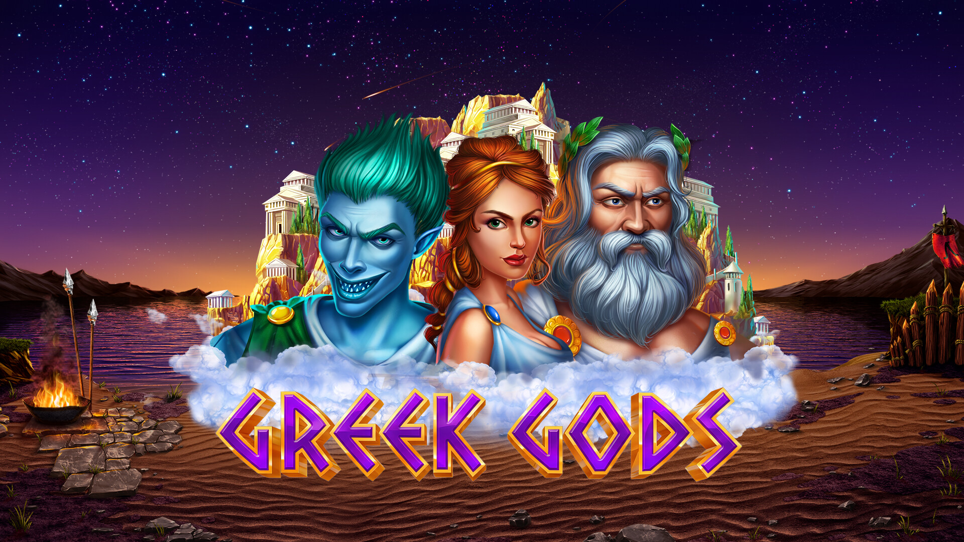 ArtStation - ⚡ Game Art & Design – Online Slot Machine: Greek Gods