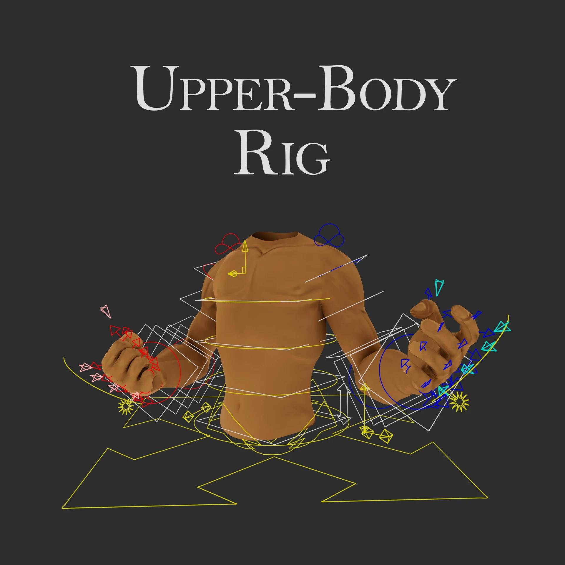 ArtStation - Upper-body Rig