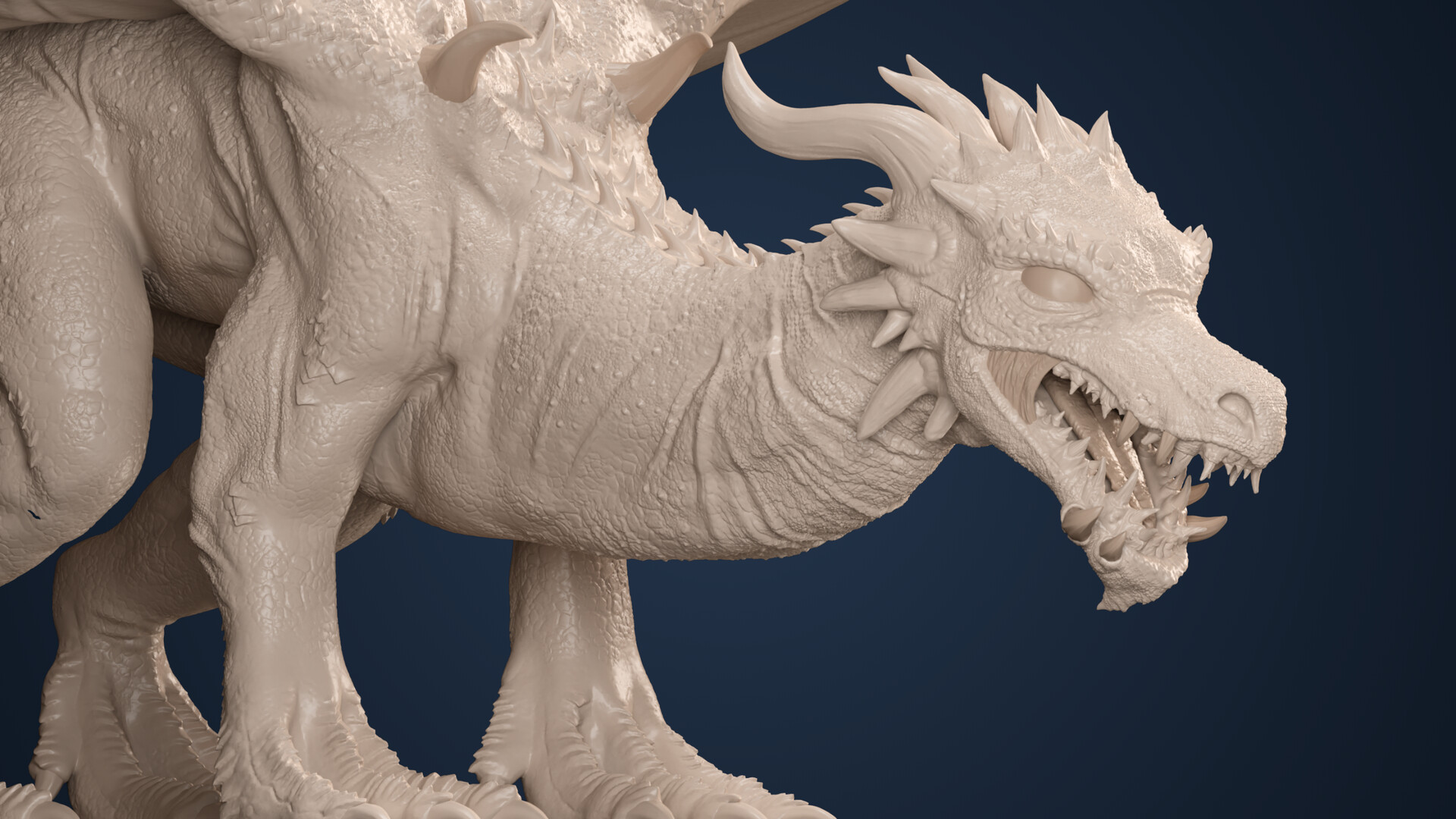 ArtStation - Dragon Sculpt