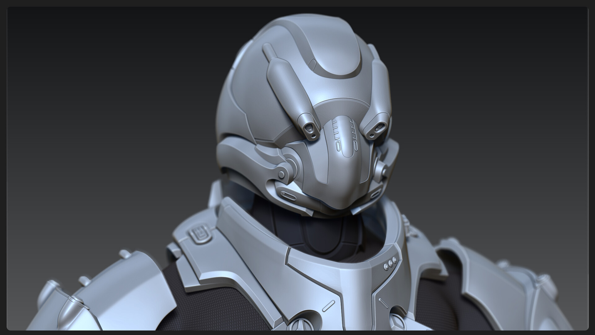 ArtStation - Cerberus Mass Effect fanart cosplay suit sculpt