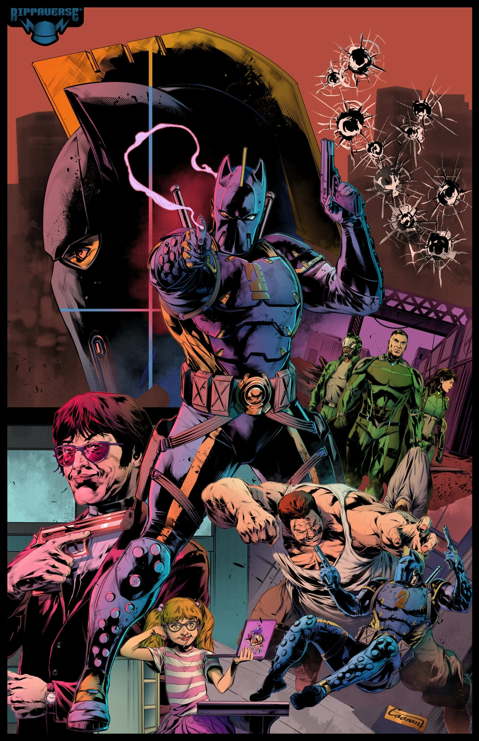 ArtStation - Rippaverse Comic Cover - Colors