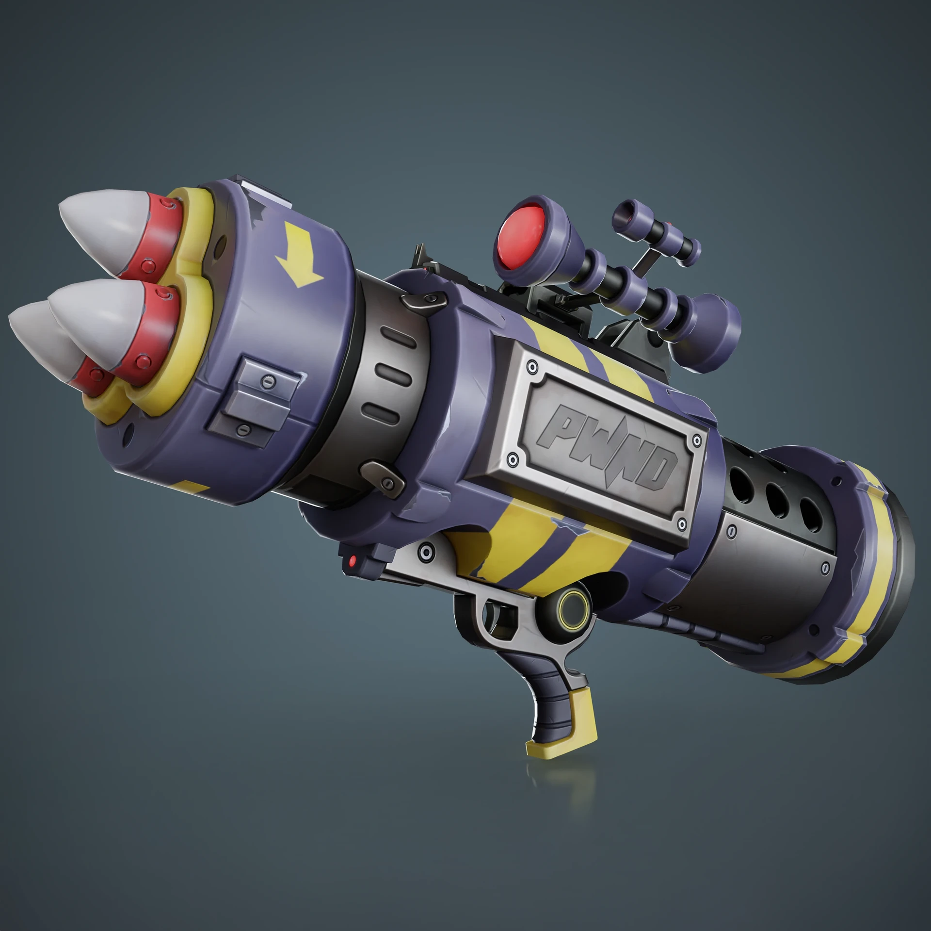 ArtStation - Stylized Rocket Launcher (Coco - The Demonic Monkey)
