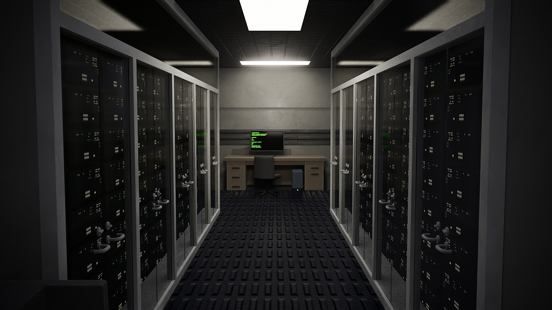 ArtStation - Black Mesa Server Room