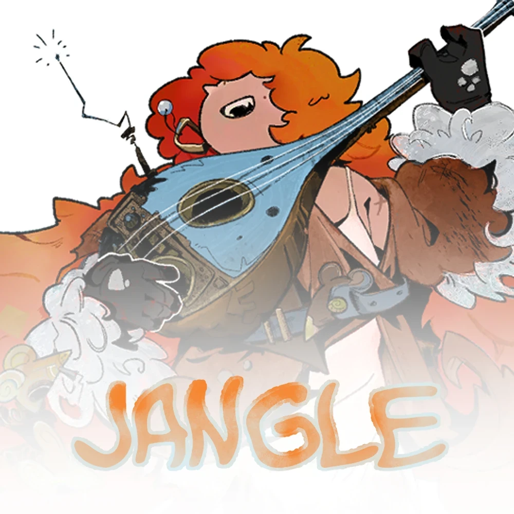 ArtStation - Jangle the Bard in wasteland