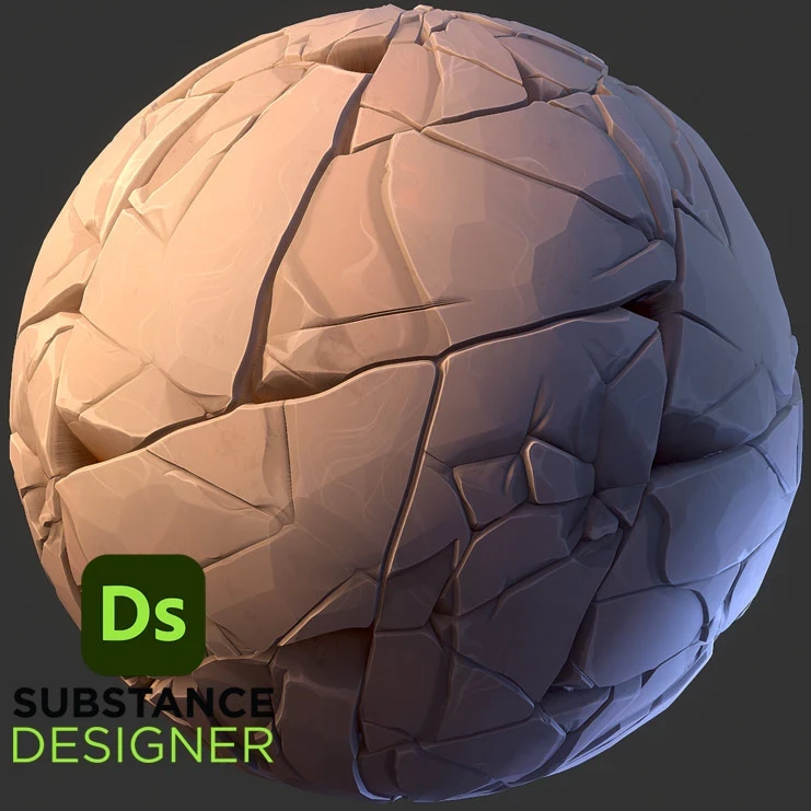 ArtStation - Stylized Stone Rocks - Substance 3D Designer