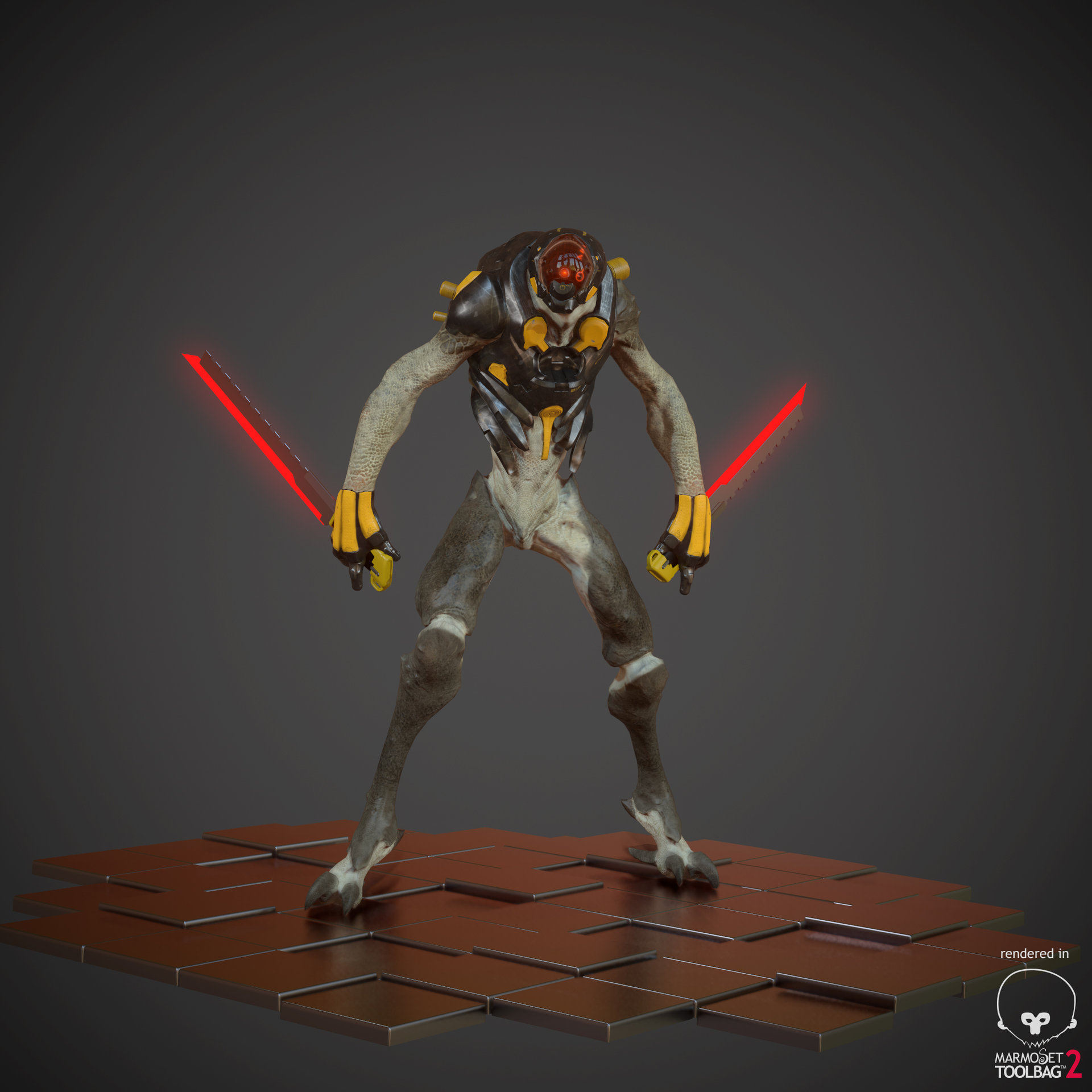 ArtStation - Alien Invader (Real Time Character)