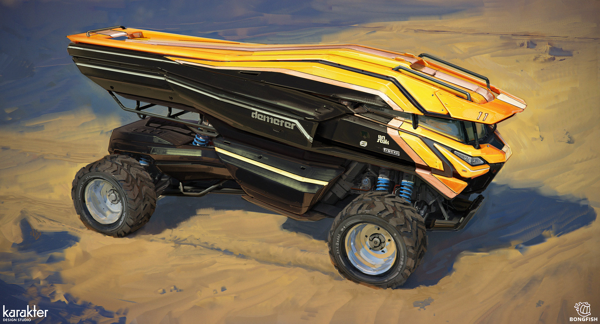 ArtStation - Bongfish Truck Design