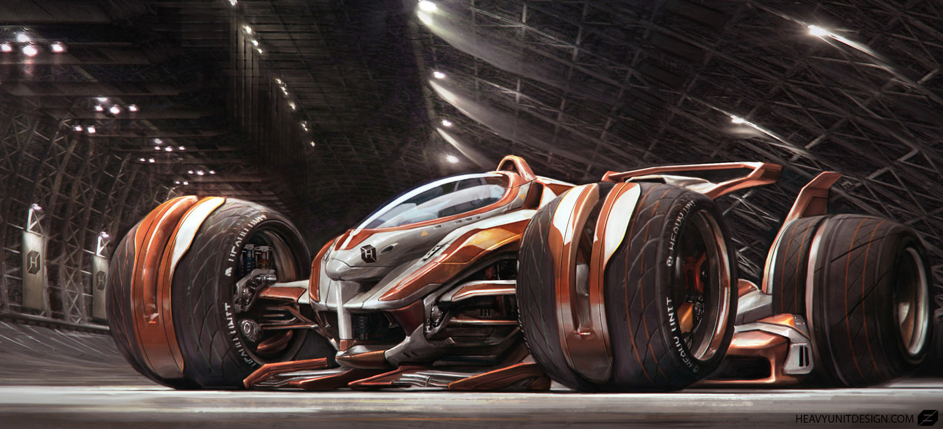 ArtStation - Heavy Unit Car design