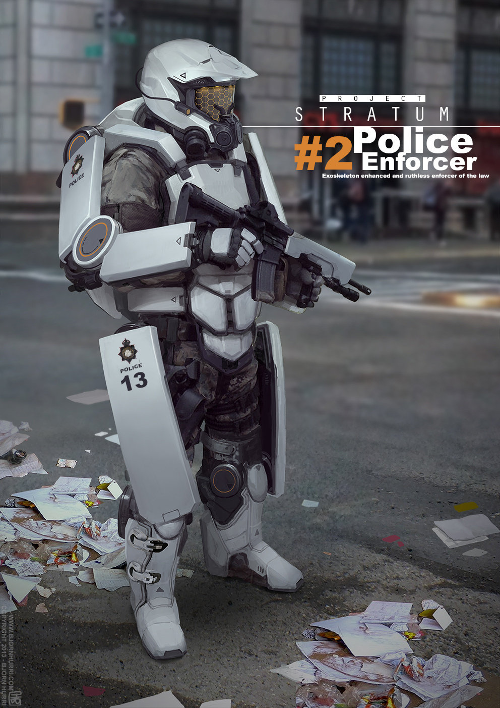 ArtStation - Stratum - Police Enforcer
