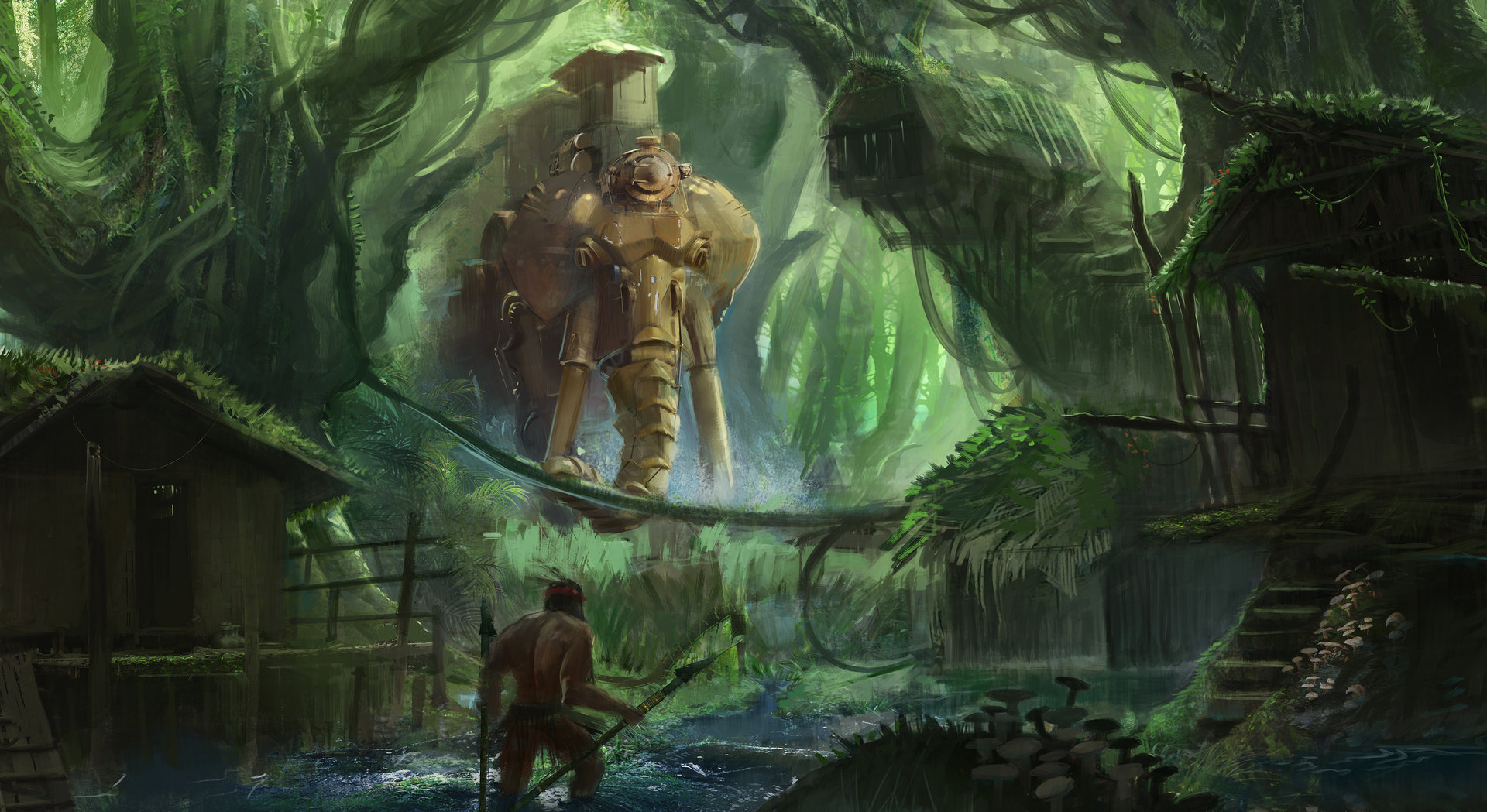 ArtStation - Jungle(The SteamHouse)