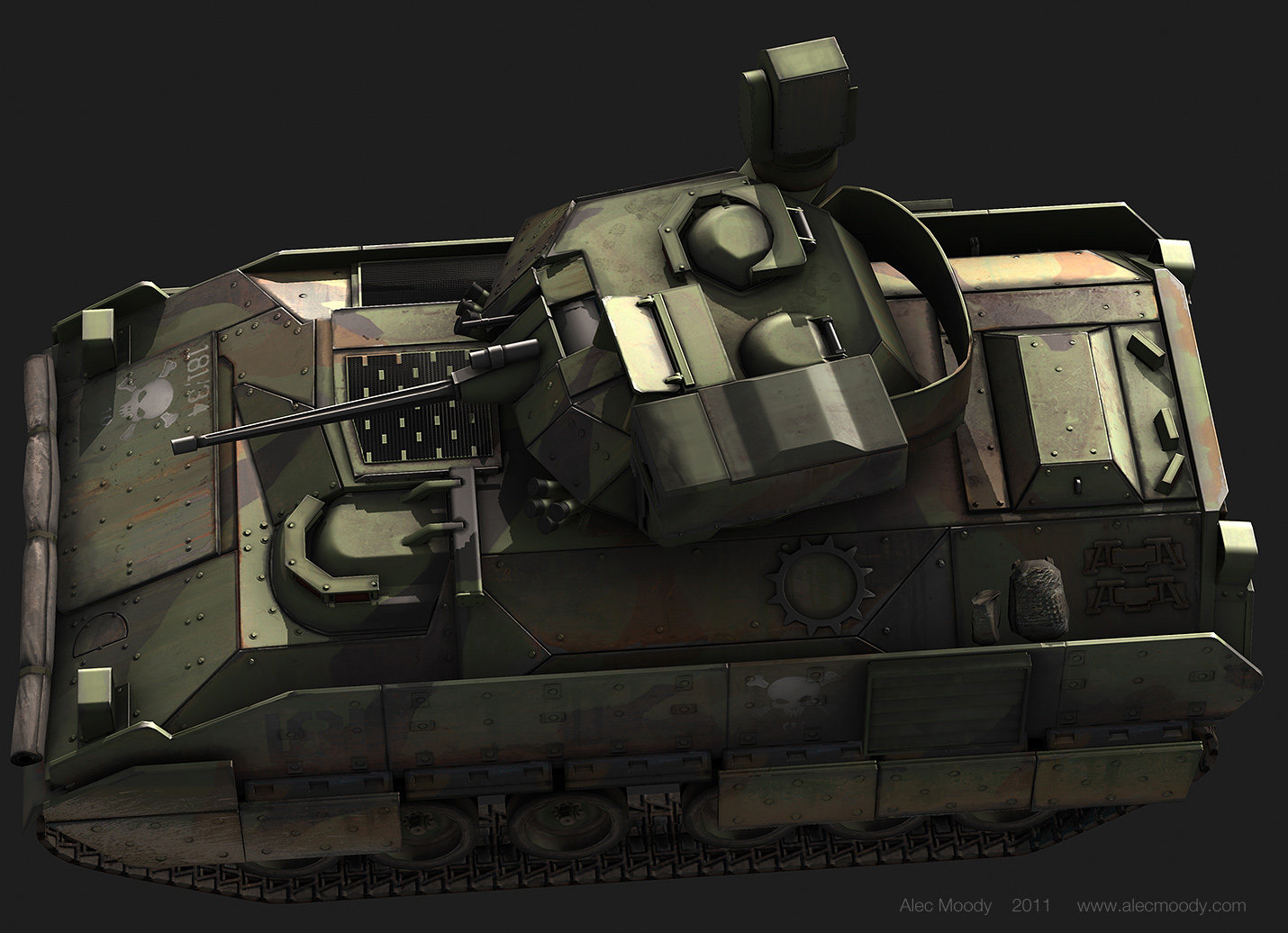 ArtStation - Bradley IFV for 3dMotive video