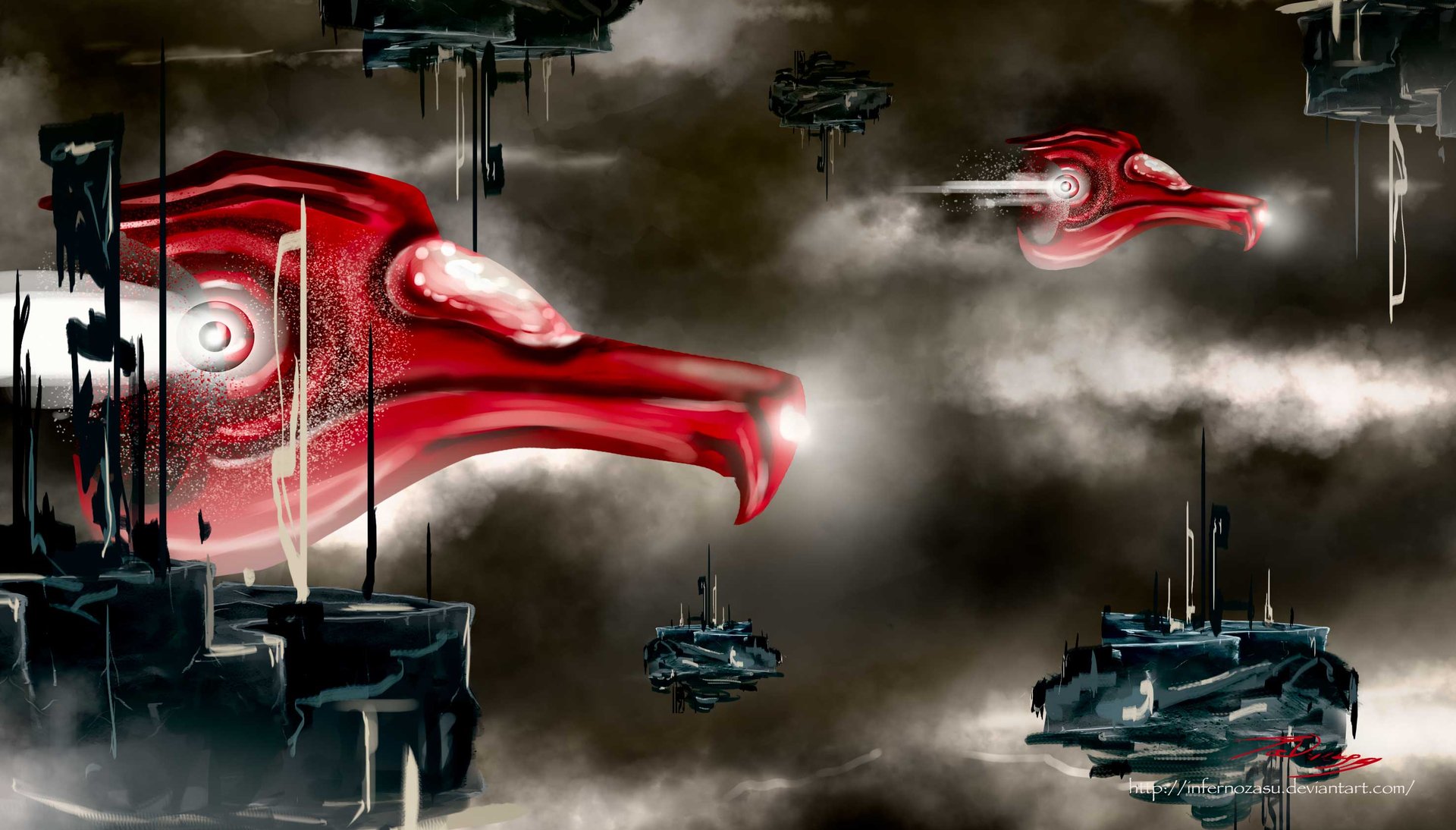 ArtStation - Red Ship