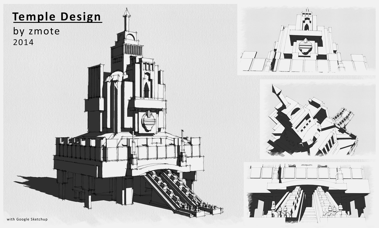 ArtStation - Temple Concept
