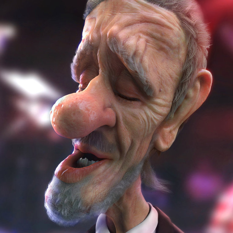 ArtStation - cartoon head render