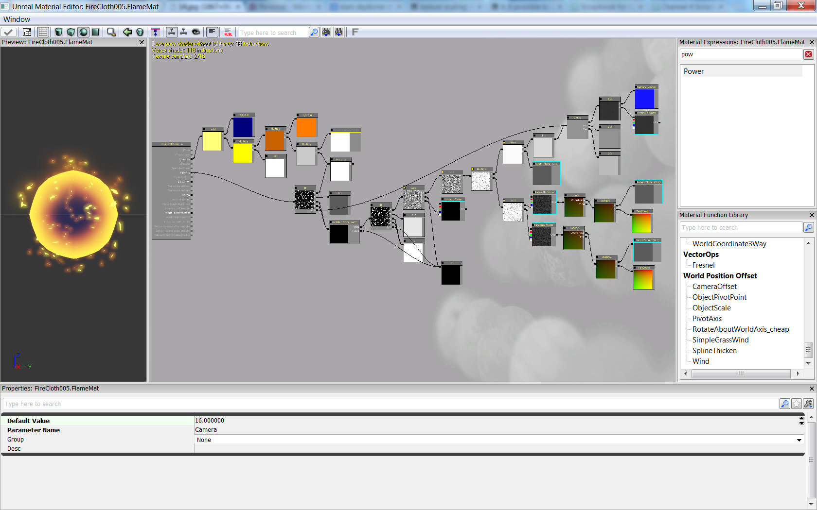 ArtStation - Cloth Fire Material