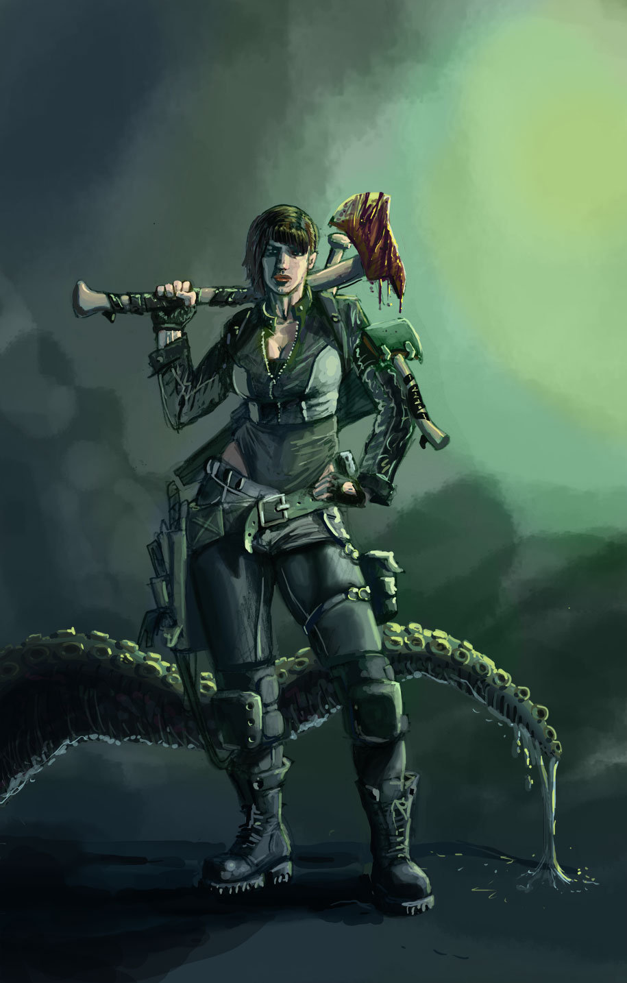 ArtStation - Zombie Sushi Hero Design