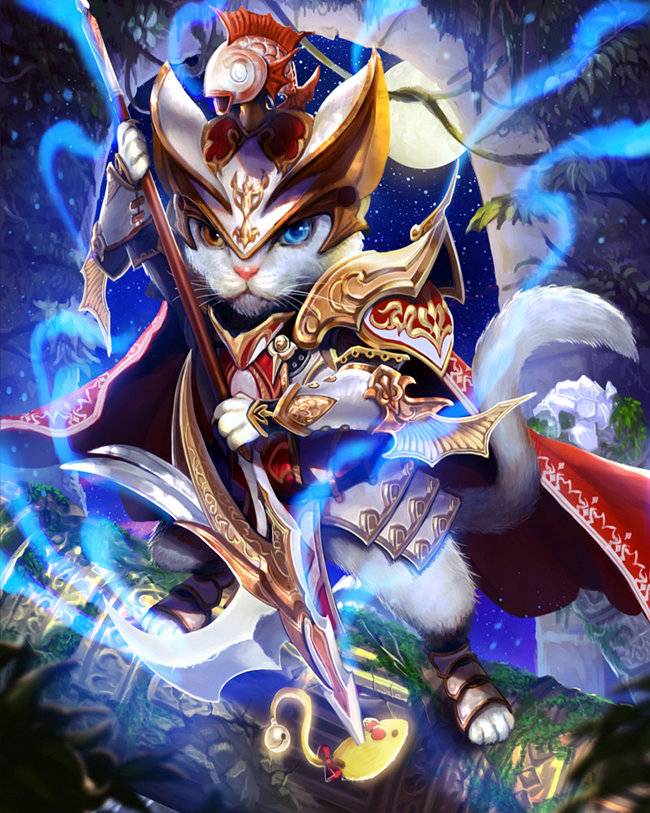 ArtStation - Cat knight, Bang Seungho