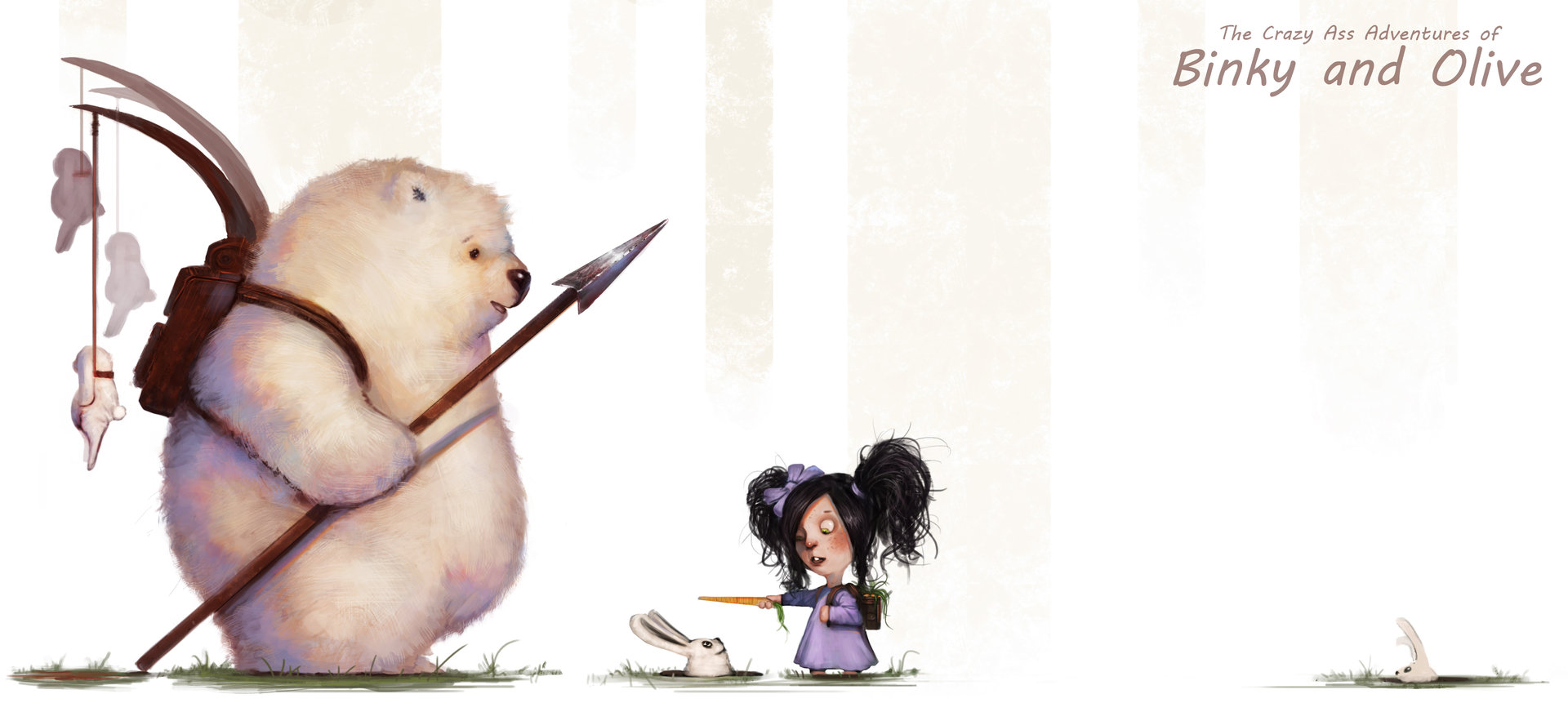 ArtStation - Binky and Olive Rabbit Season